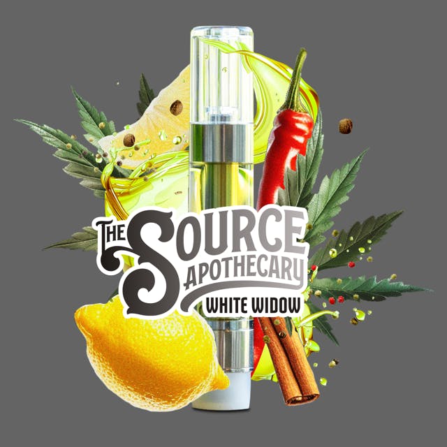 White Widow 500mg Cartridge - The Source Apothecary
