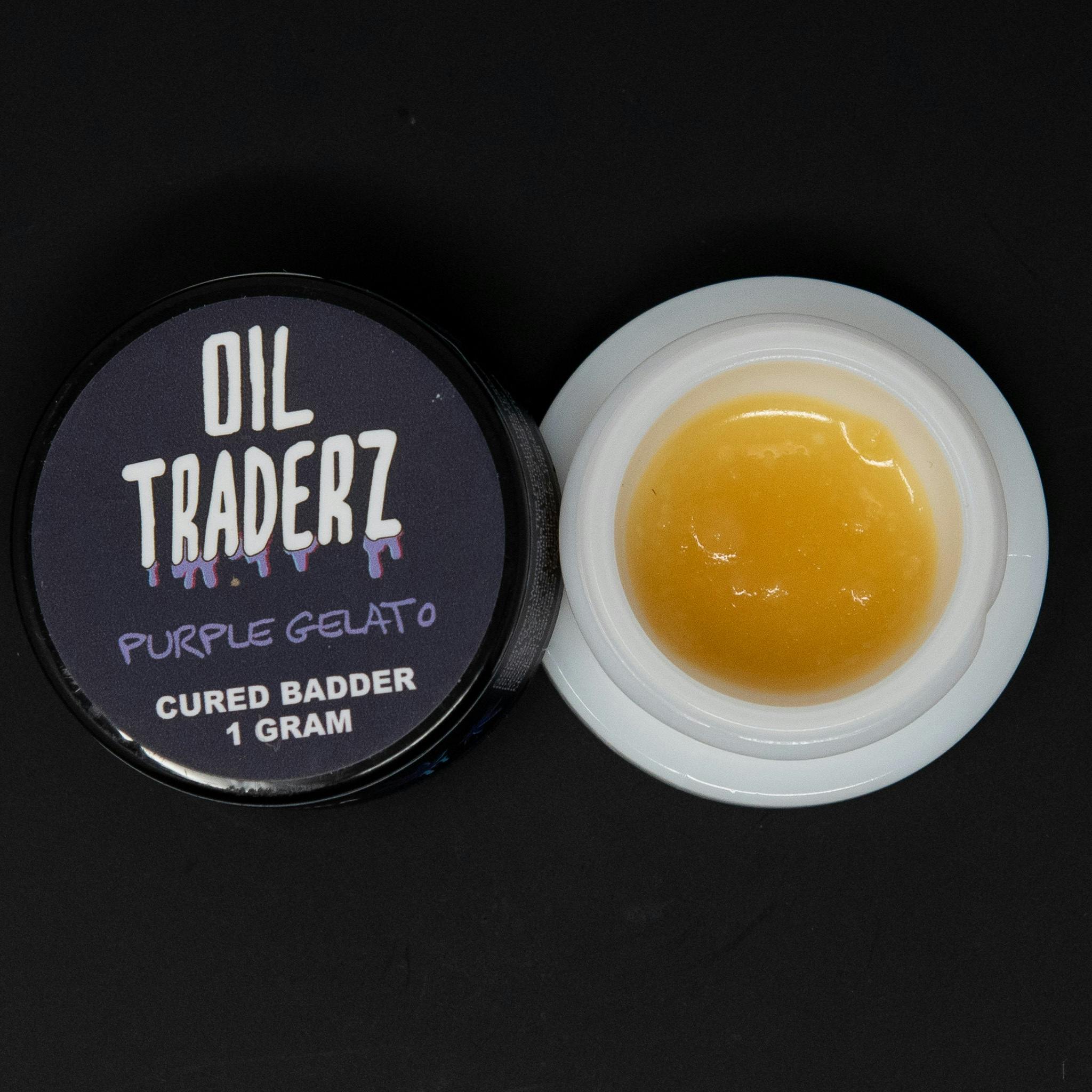1g Purple Gelato Cured Badder - Oil Traderz (Indica) - Oil Traderz