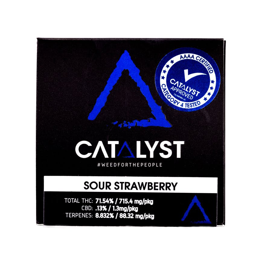 Sour Strawberry - Cold Cure Rosin 1G - Catalyst