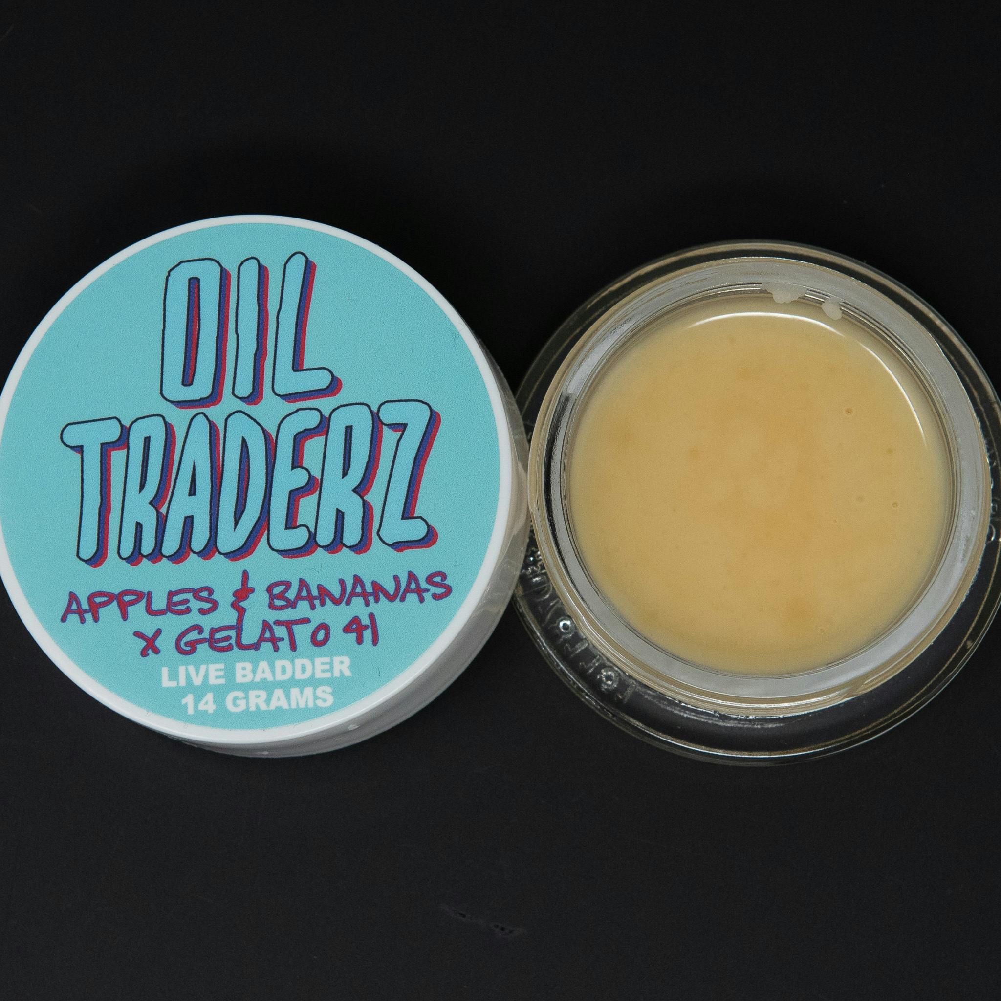 14g Apples & Bananas X Gelato 41 Live Resin Badder - Oil Traderz ...