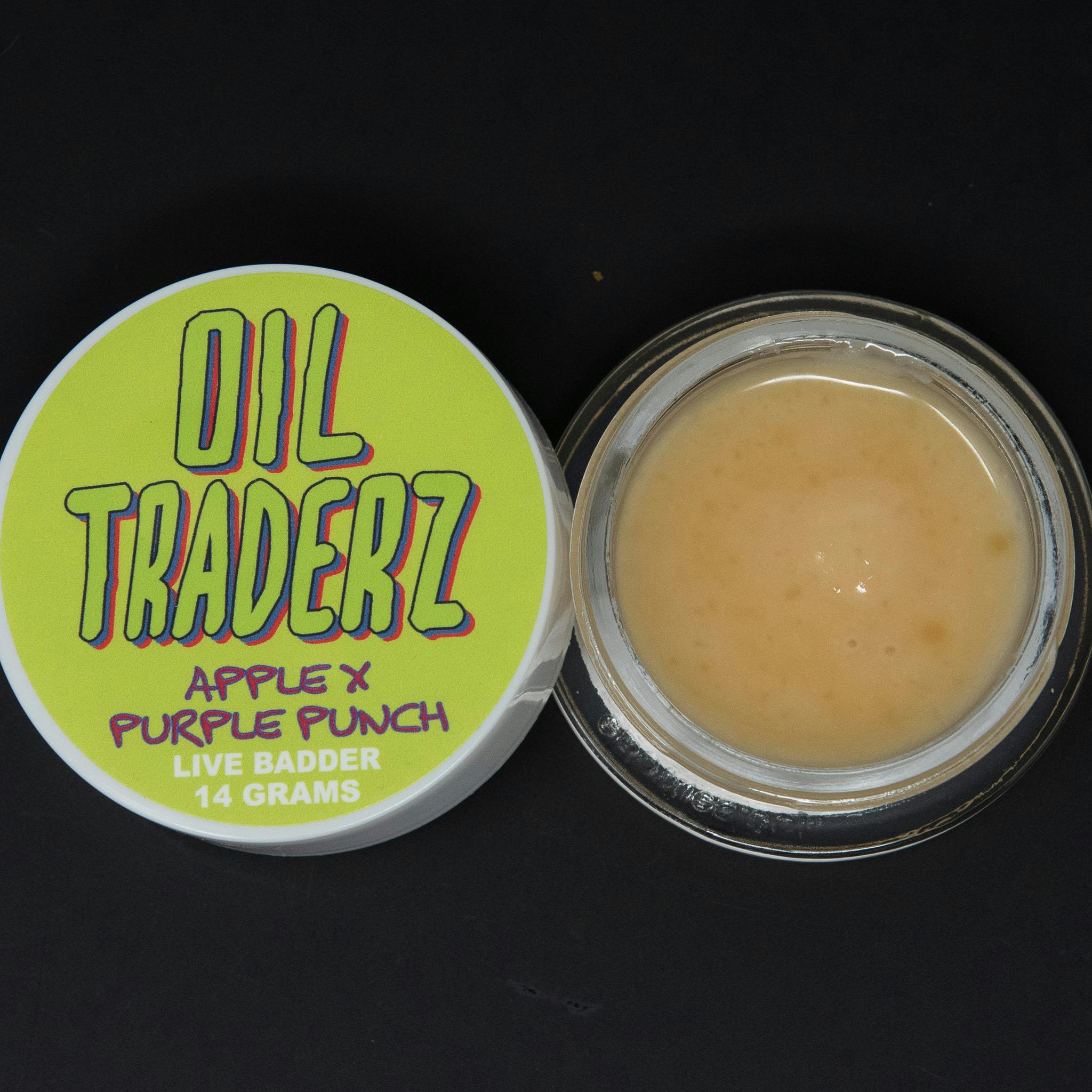 14g Apple & Purple Punch Live Resin Badder - Oil Traderz (Sativa) - Oil ...