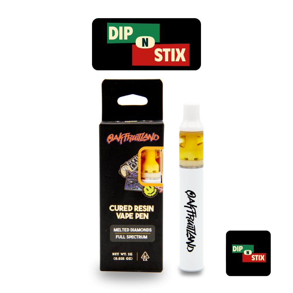 Dip N Stix AIO Vape 1g - Cured Resin Series - Oakfruitland (OFL)