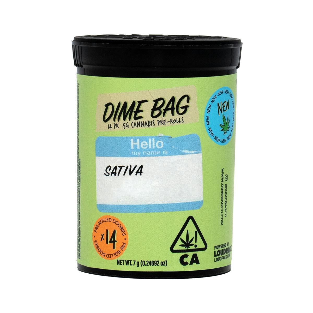 Dime Bag | Pineapple Thai Sativa Pre-Rolls 14-Pack (7g) - Dime Bag