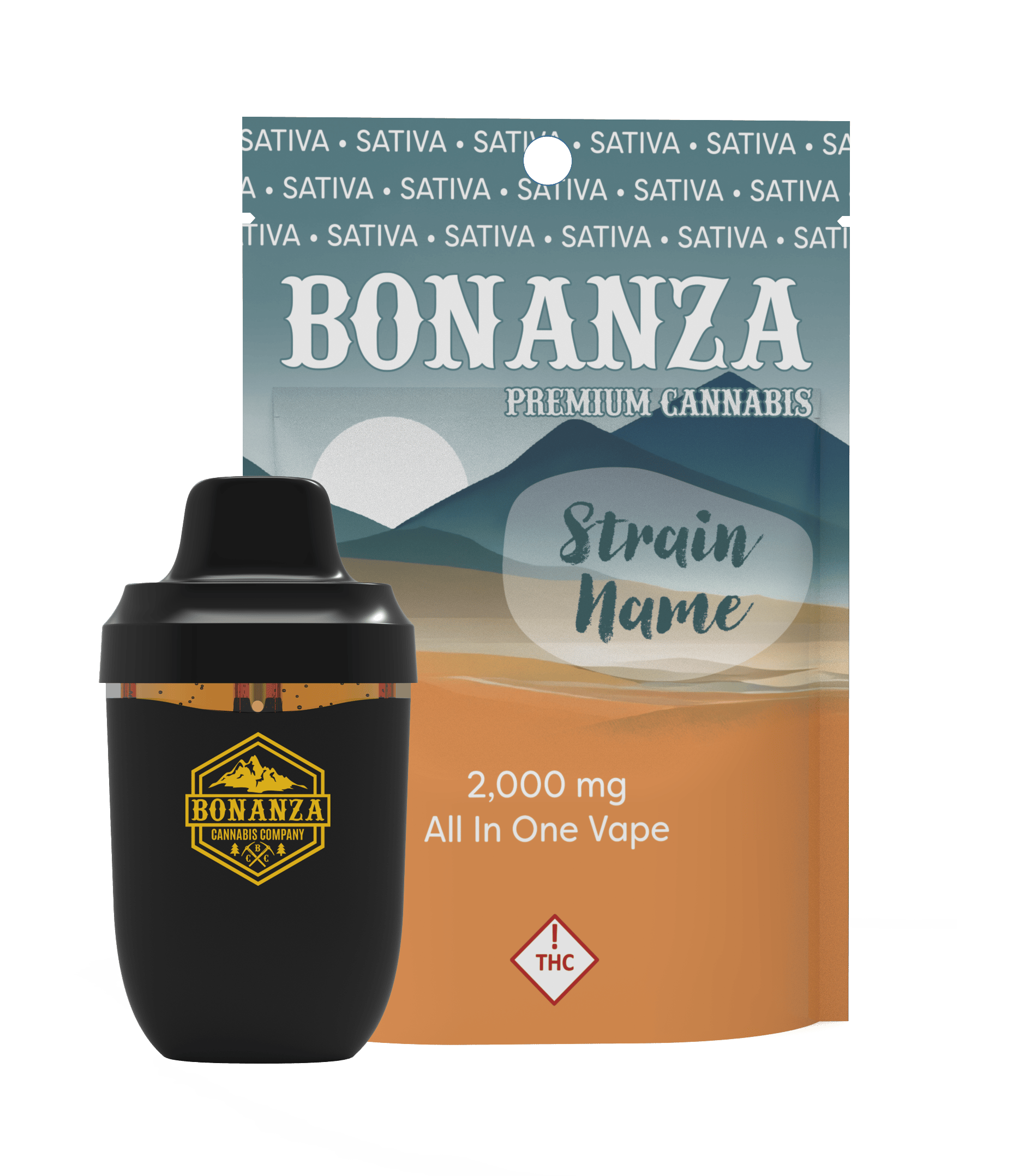 2000 MG Disposable Vape Maui Wowie - Bonanza Cannabis Company