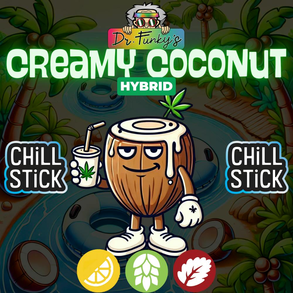 Dr. Funky's Chill Stick Creamy Coconut 0.6g (Hybrid) - American ...