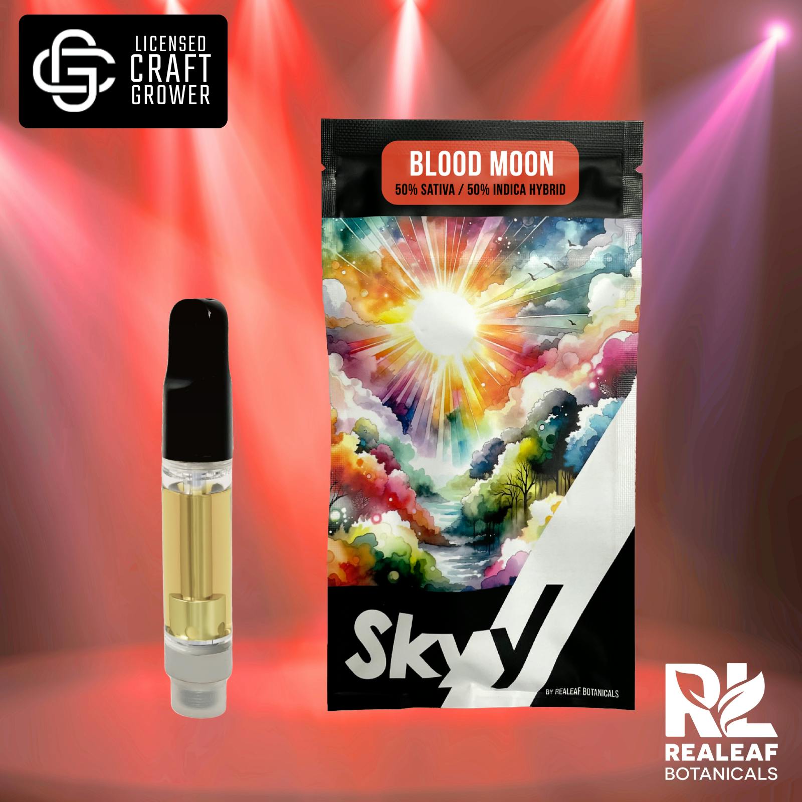 Blood Moon Vape Cartridge 2.0g - Realeaf Botanicals