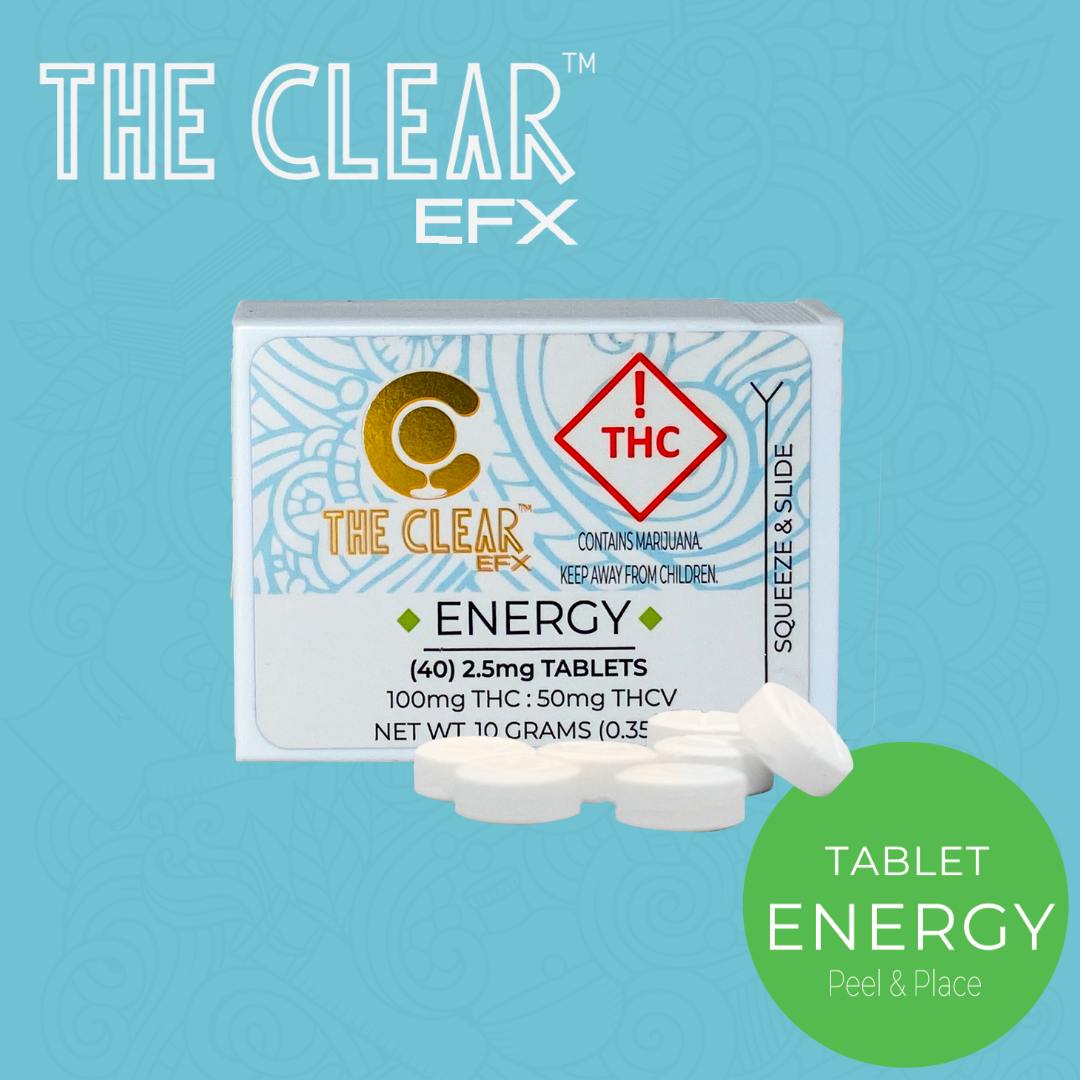 The CLEAR EFX Tablets 2.5mg - 40 Pack | Energy - CLEAR Brands