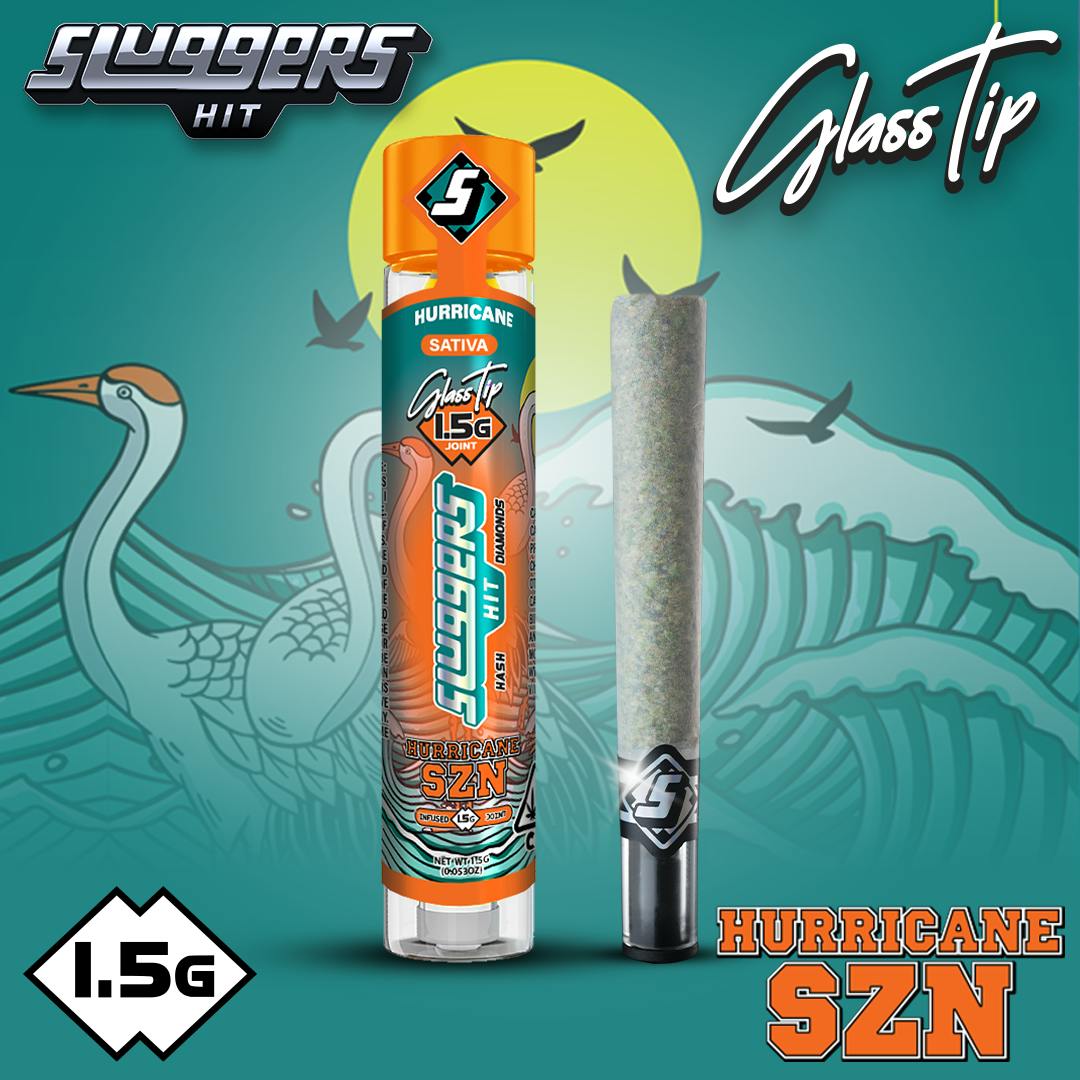 Sluggers - Infused Preroll - 1.5g - Hurricane SZN - Sluggers Hit