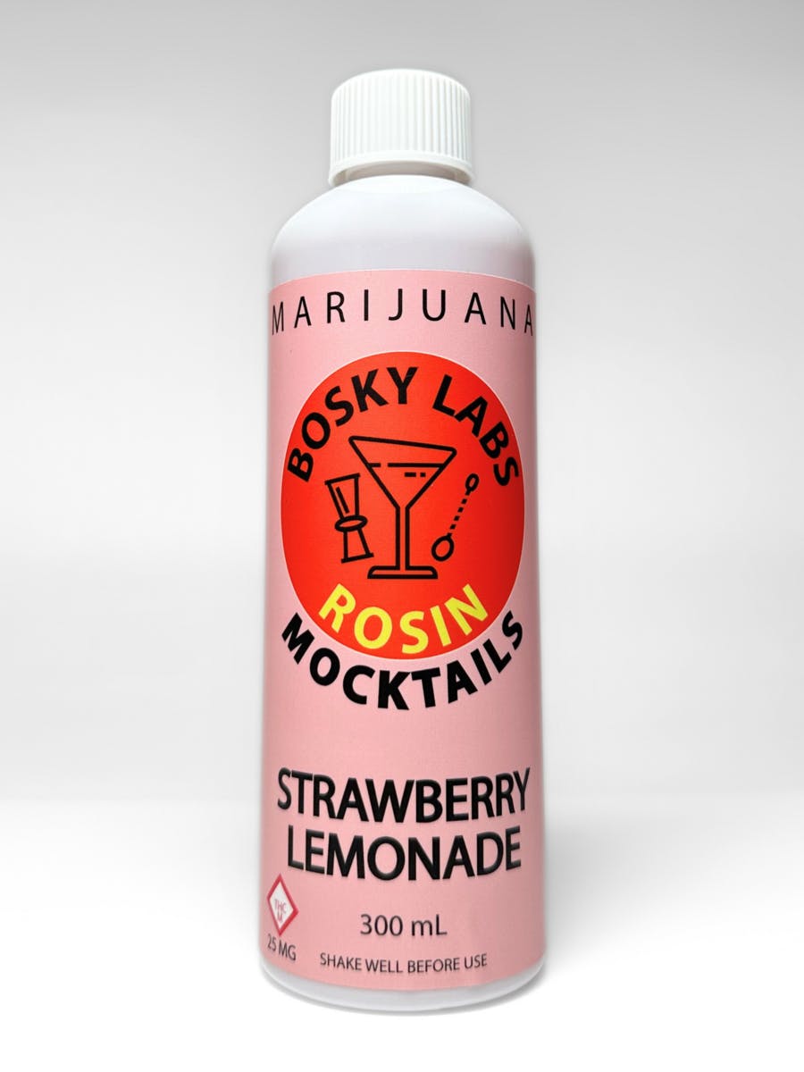 Strawberry Lemonade Hash Rosin Mocktail - Bosky