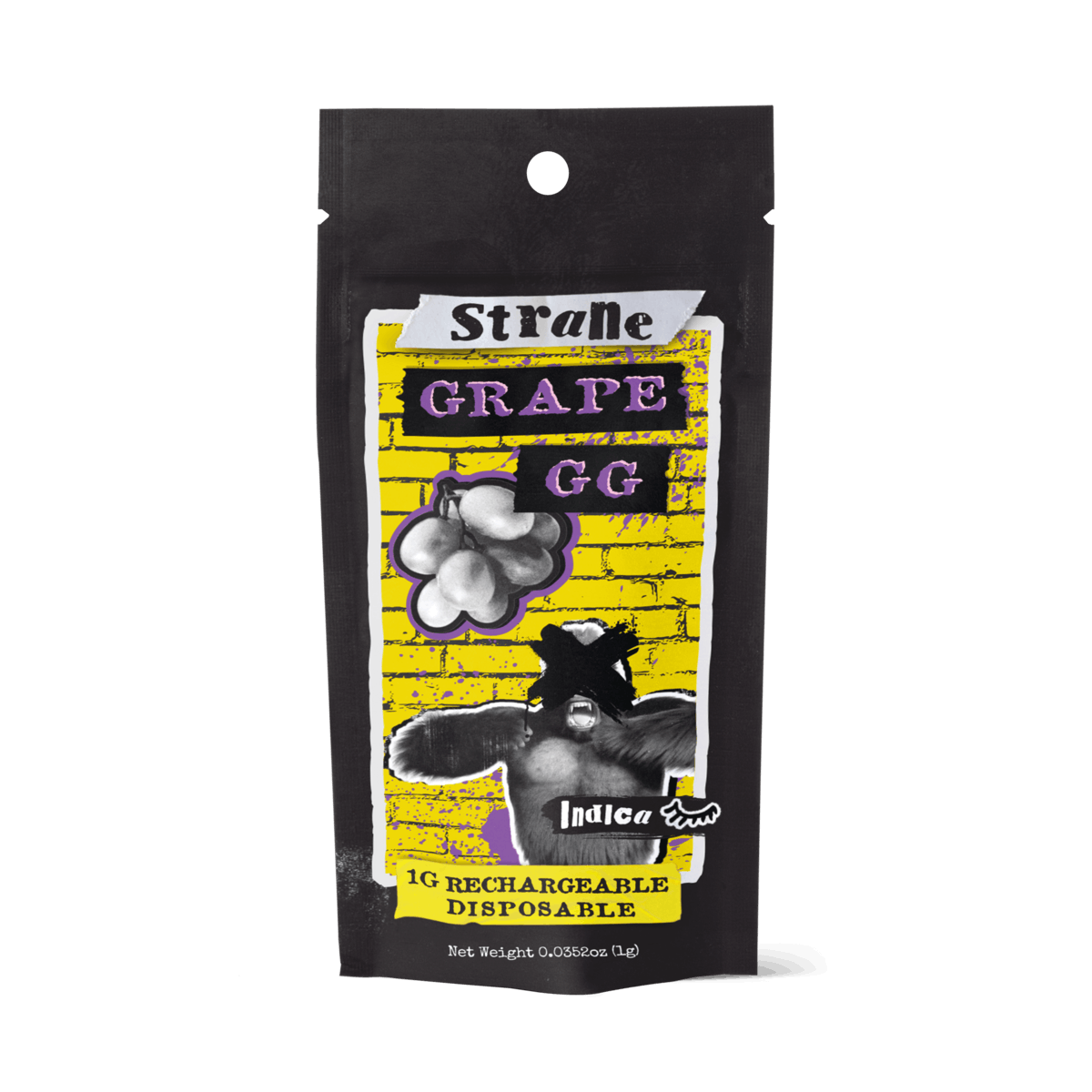 Grape GG | All-In-One Live Terpene Distillate Disposable 1g - Strane