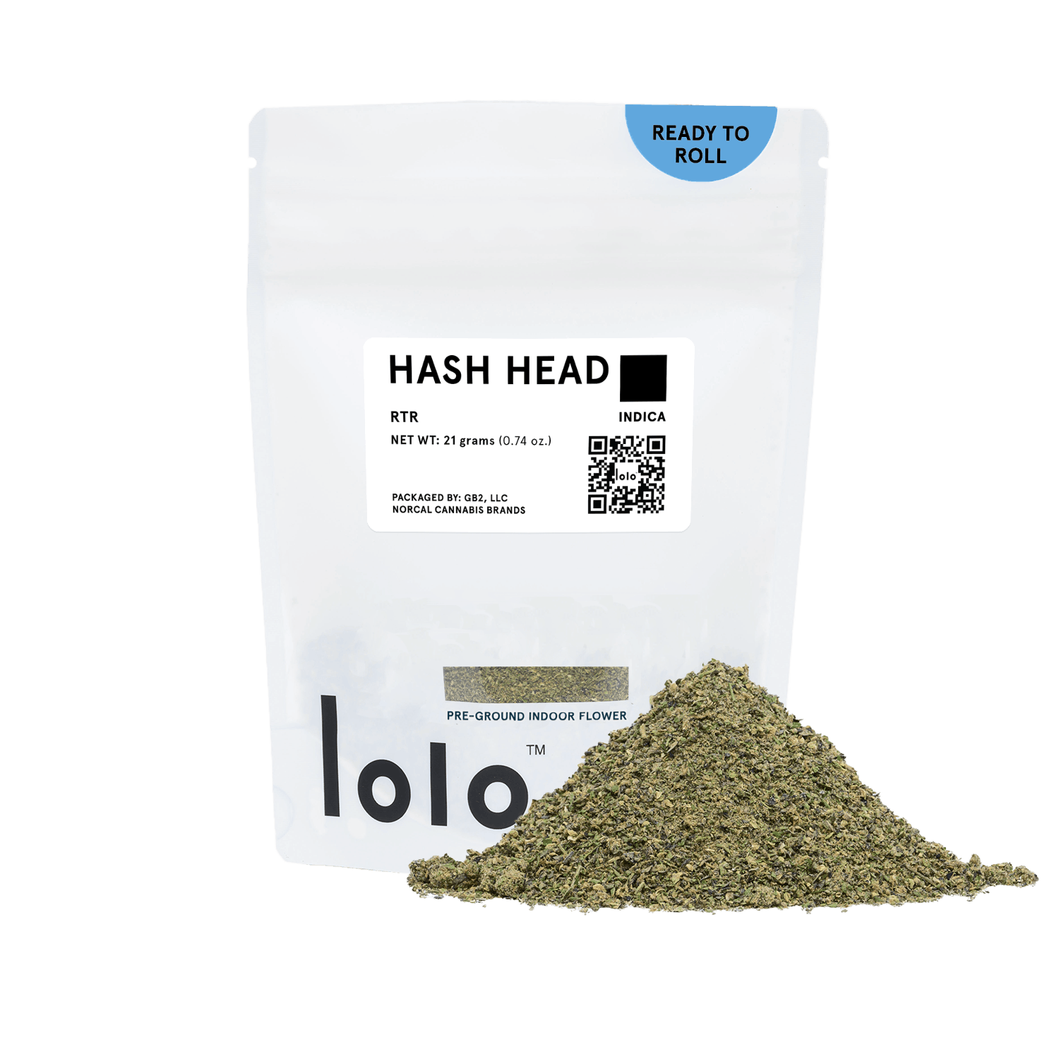 Hash Head | Indoor Ready To Roll | 21g - lolo