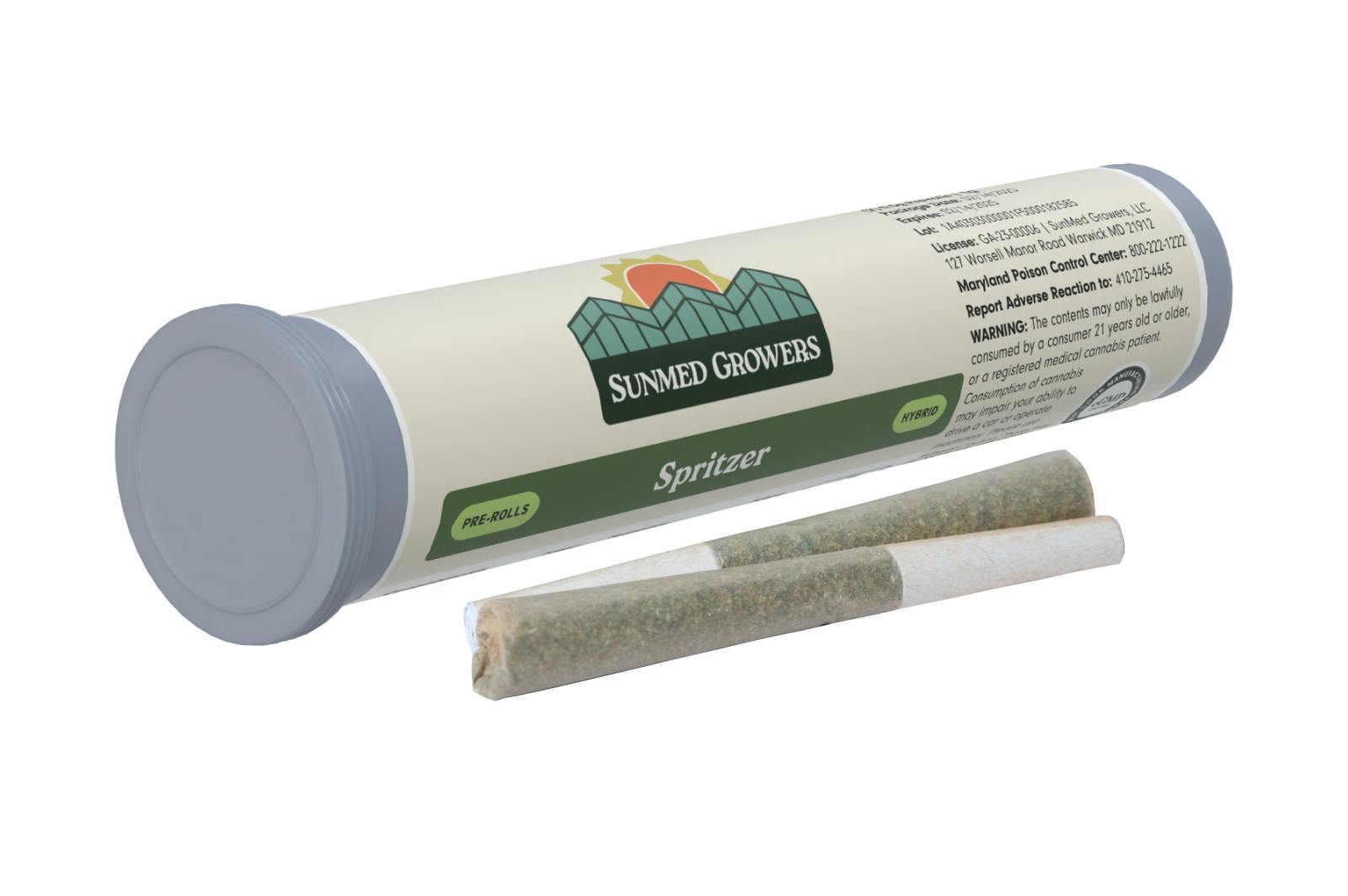 Spritzer Pre Roll 0.5g/2 Pack - SunMed Growers