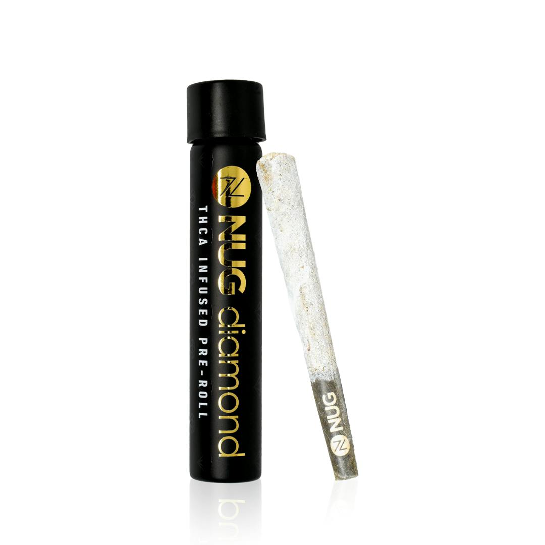 NUG Kief Coated THCA Diamond Infused Preroll - Horchata - NUG