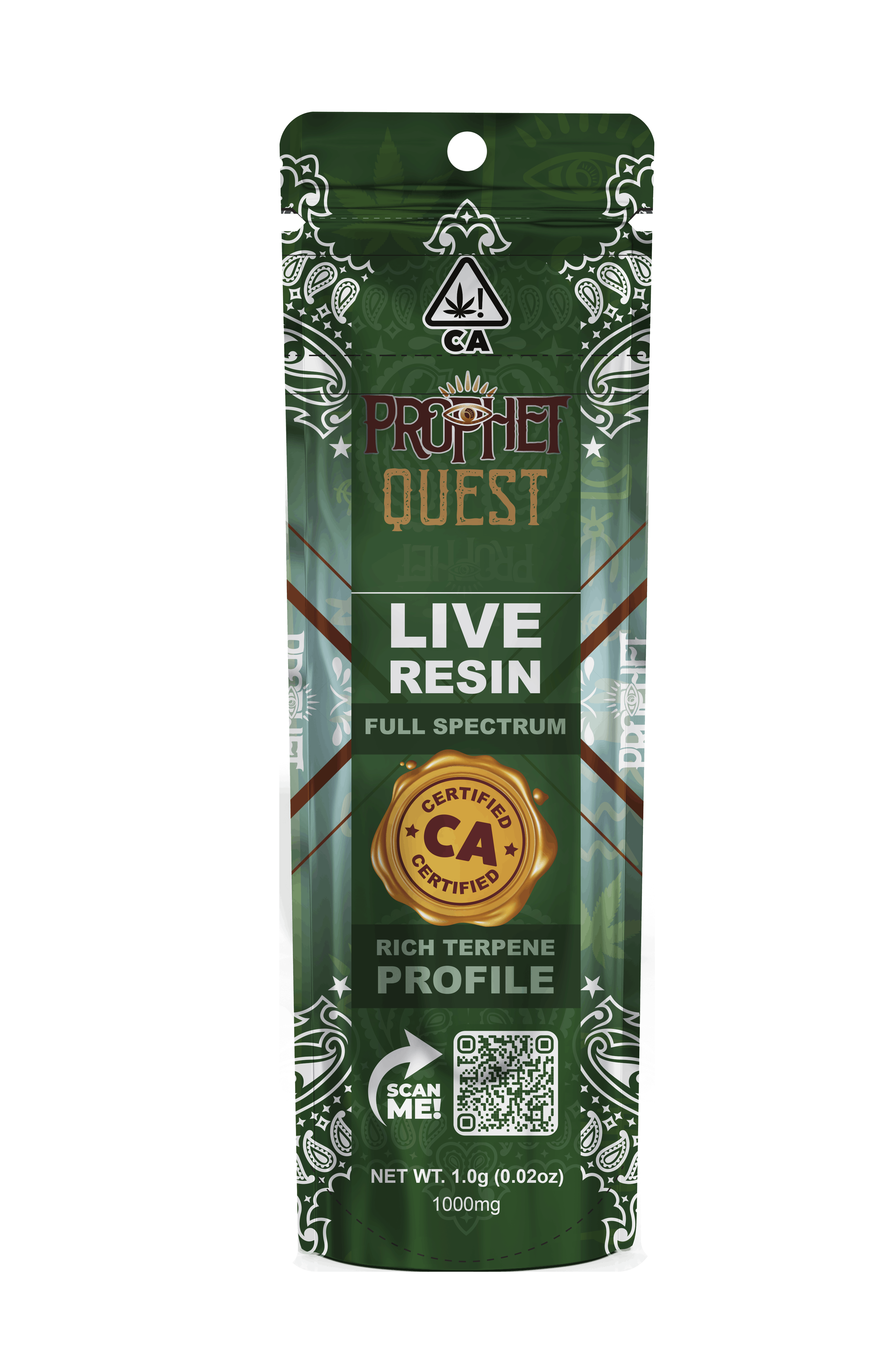 Quest Live Resin 1G Vape- Key Lime Z - Prophet Brands