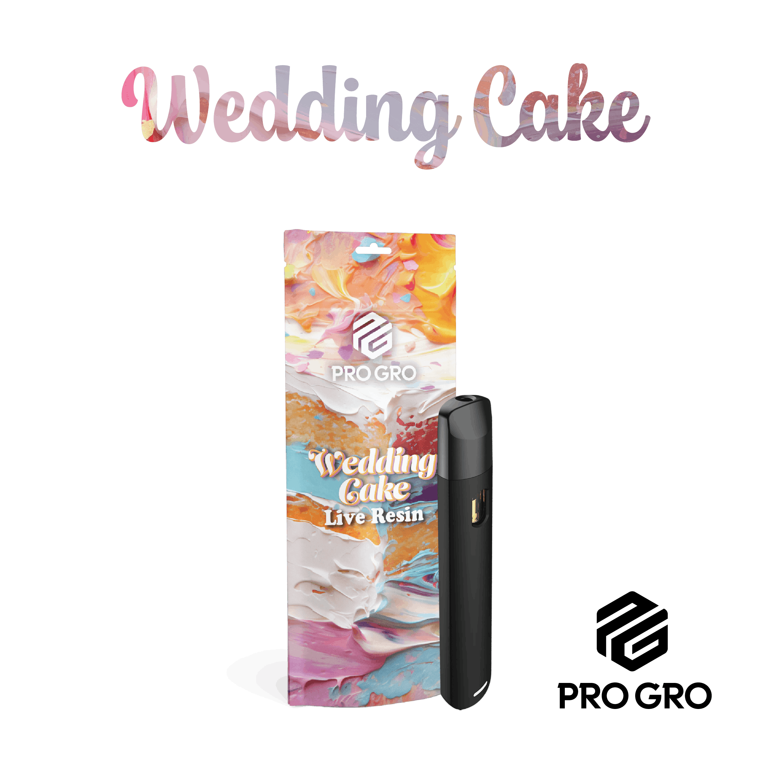 Wedding Cake Live Resin Disposable | 1g - Pro Gro