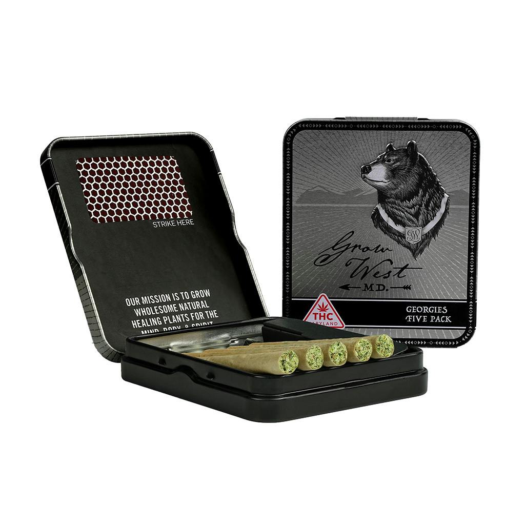 Hindu Hammer | Georgies | 5 Pack Pre Roll | 2.5g - Grow West Cannabis ...