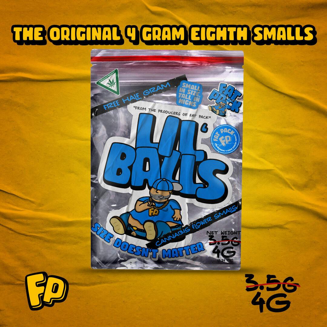 Lil' Balls: Blue Zushi (4G 8TH Smalls Prepack) - Fat Pack