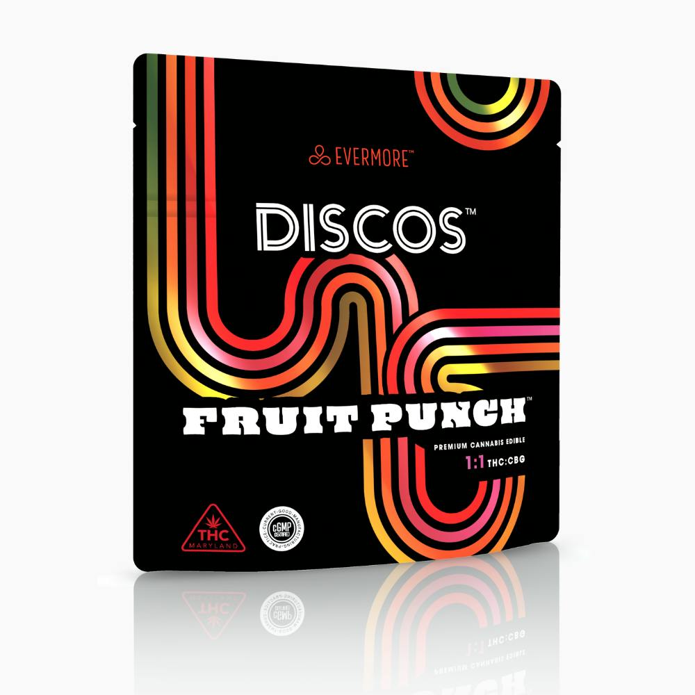 10MG Fruit Punch 1:1 Discos - Evermore Cannabis Company