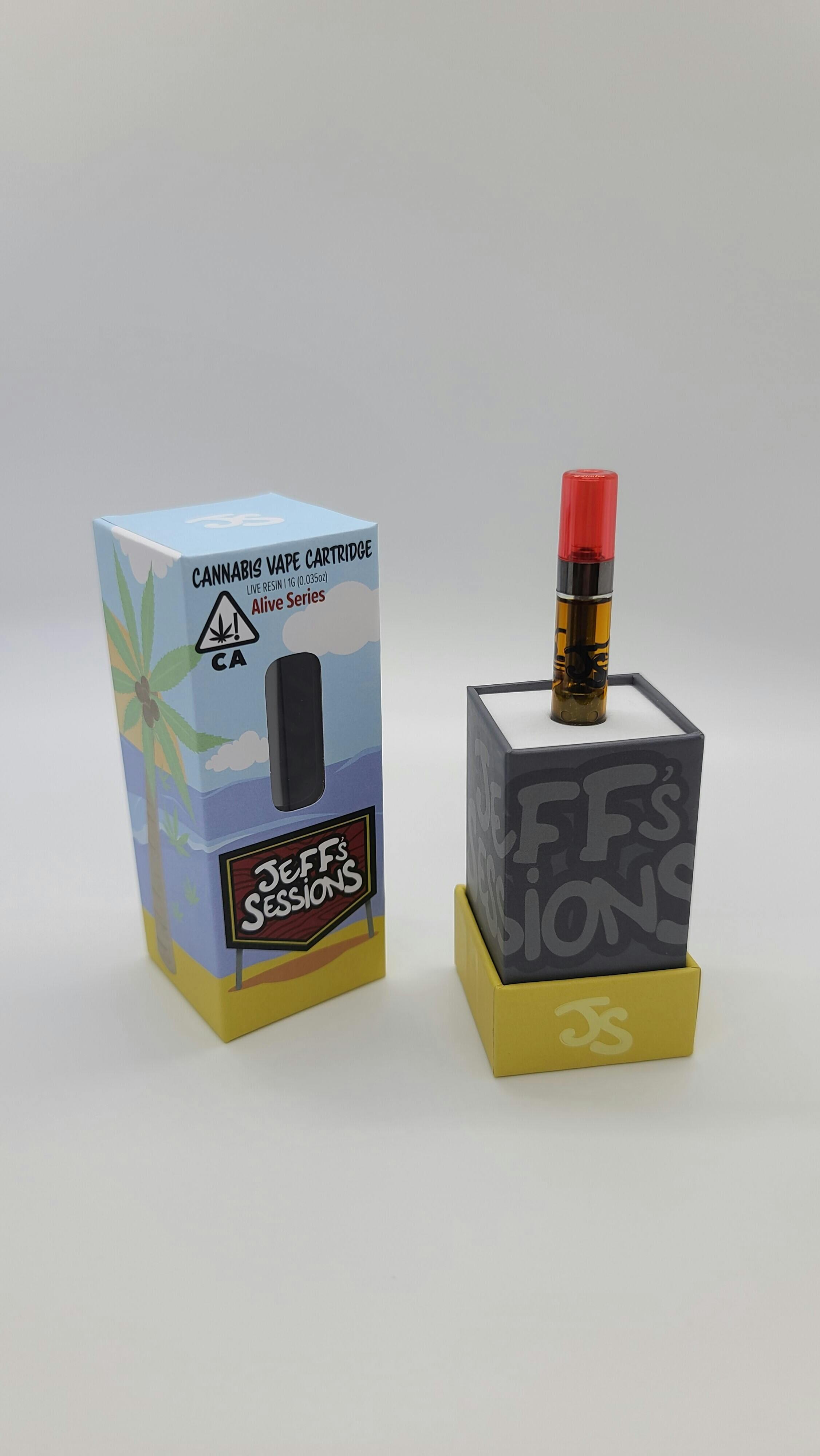 Jeff's Sessions Godfather OG 1g | 510 Distillate Cart - Jeff's Sessions