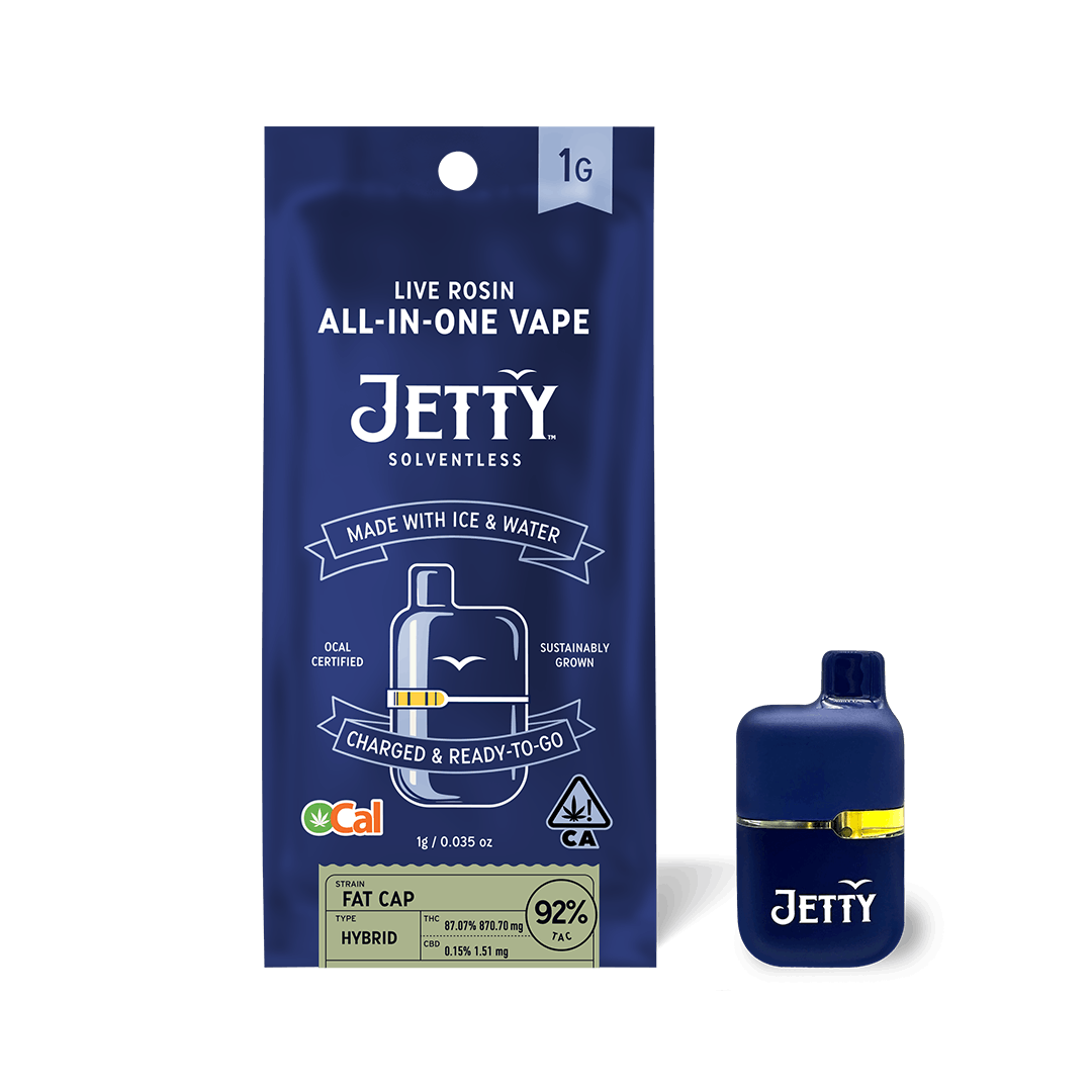 Fat Cap OCal Solventless All-in-One Mini Tank Vape 1g - Jetty Extracts