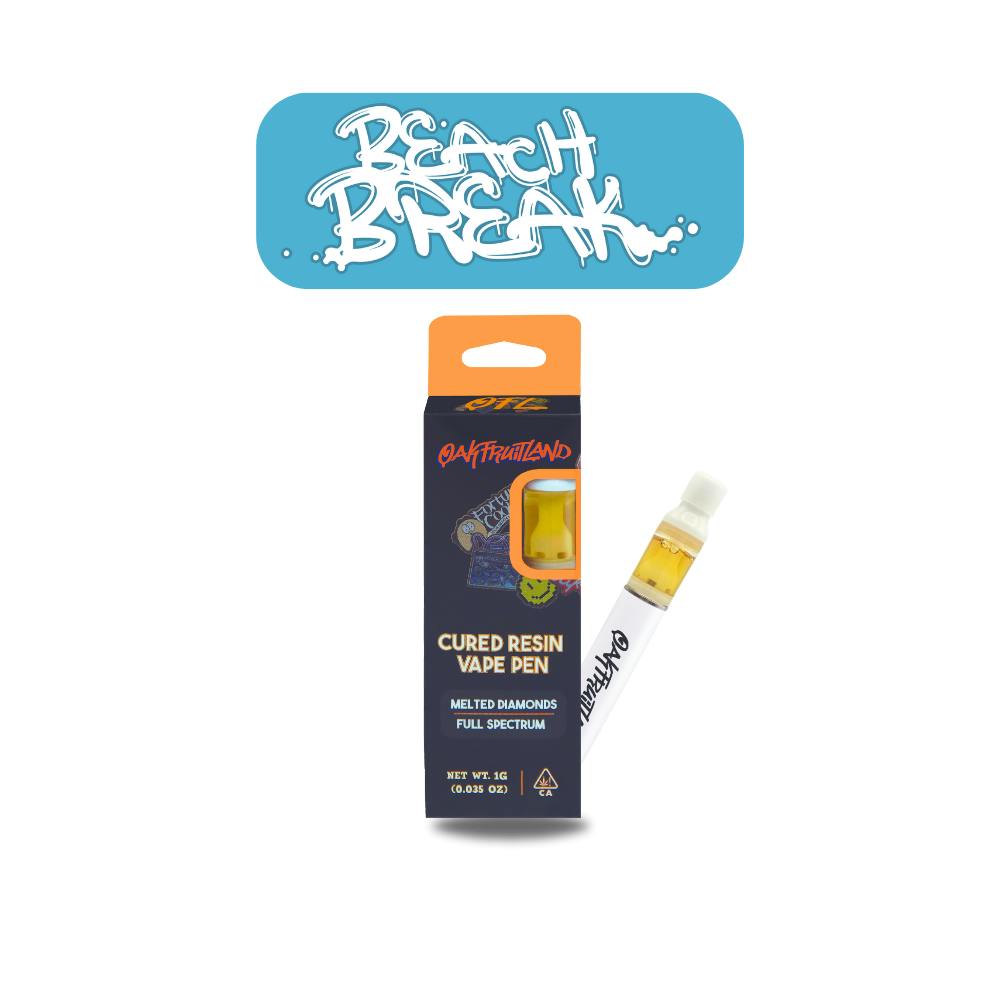 Beach Break AIO Vape 1g - Cured Resin Series - Oakfruitland