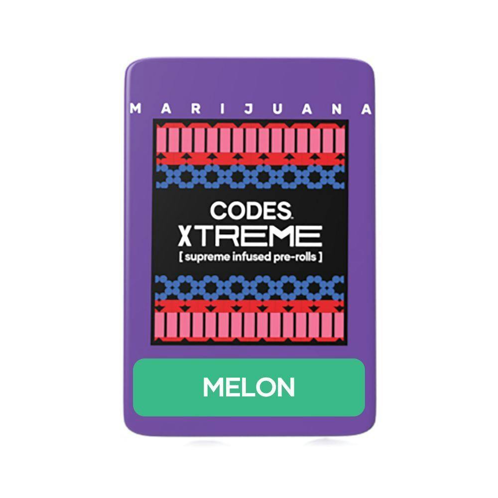 Codes: Infused Pre-Roll Pack | Melon x Apple Fritter | Xtreme J's | 3pk ...