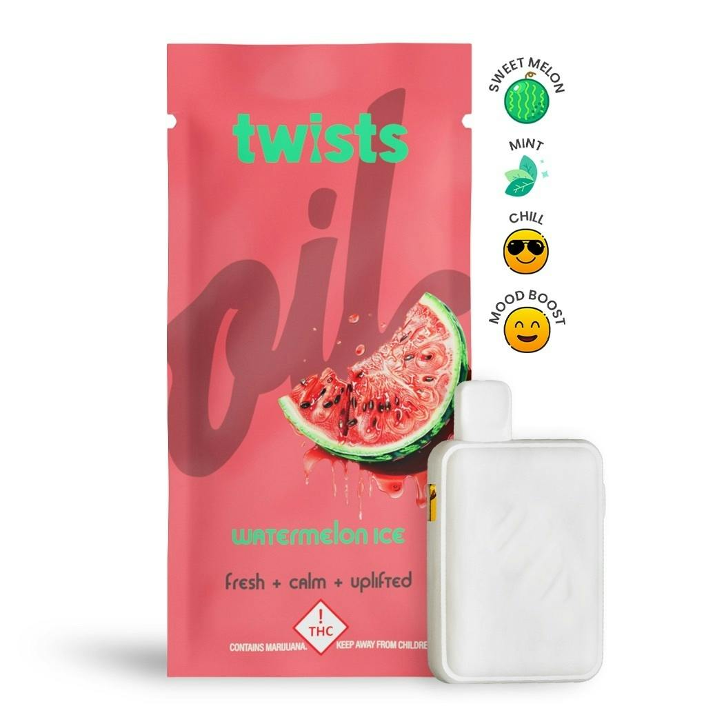 Watermelon Ice Flavor - "Twists" AIO 'Tugboat' (2g) - by Oil® - Craft ...
