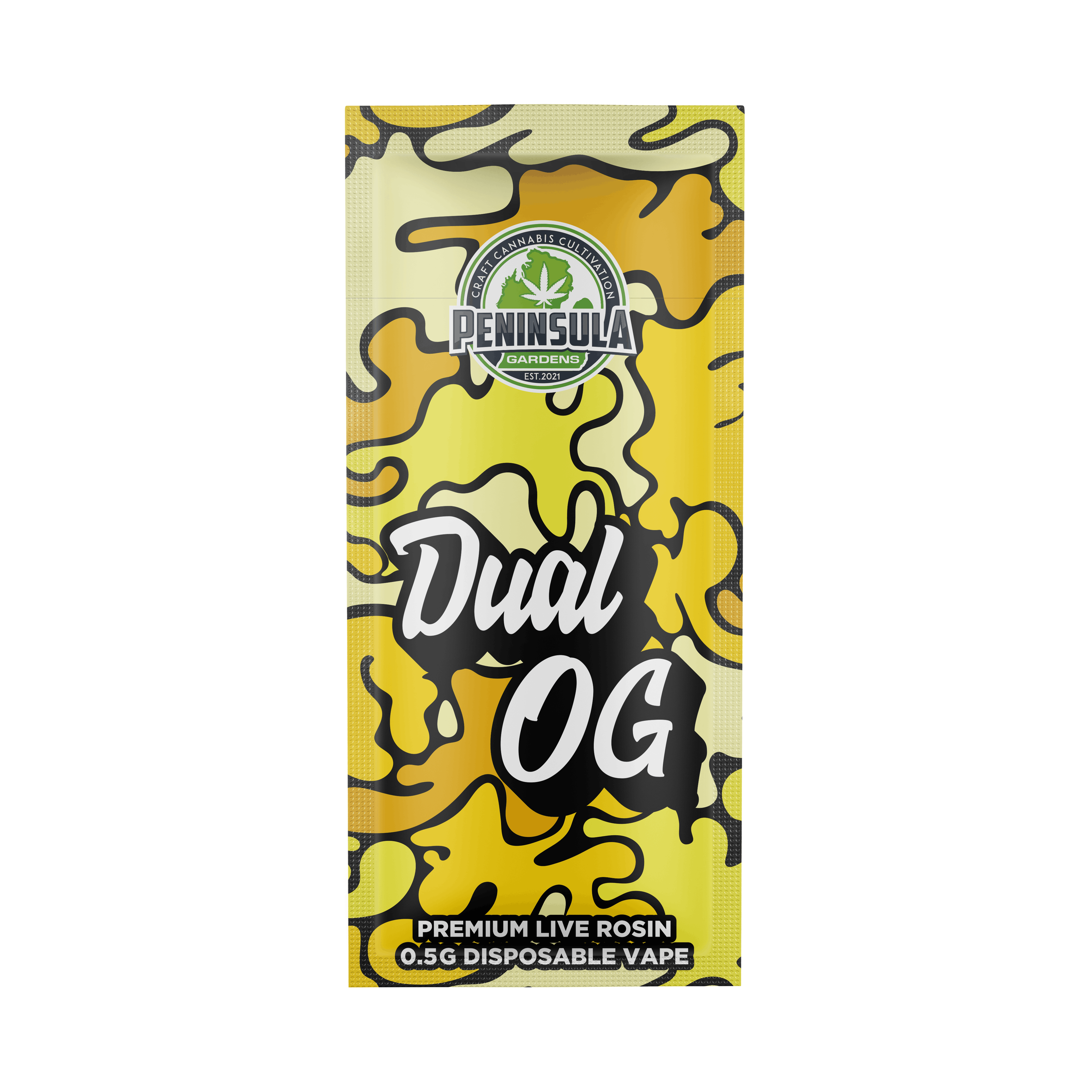 Dual OG Live Rosin Vape .5g - Peninsula Gardens