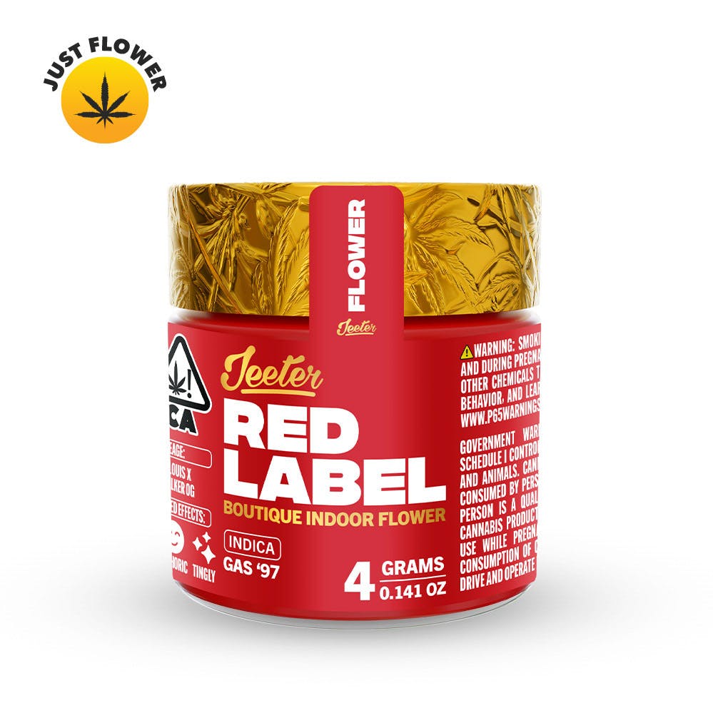 Jeeter Red Label Boutique Indoor Flower - Gas '97 - Jeeter