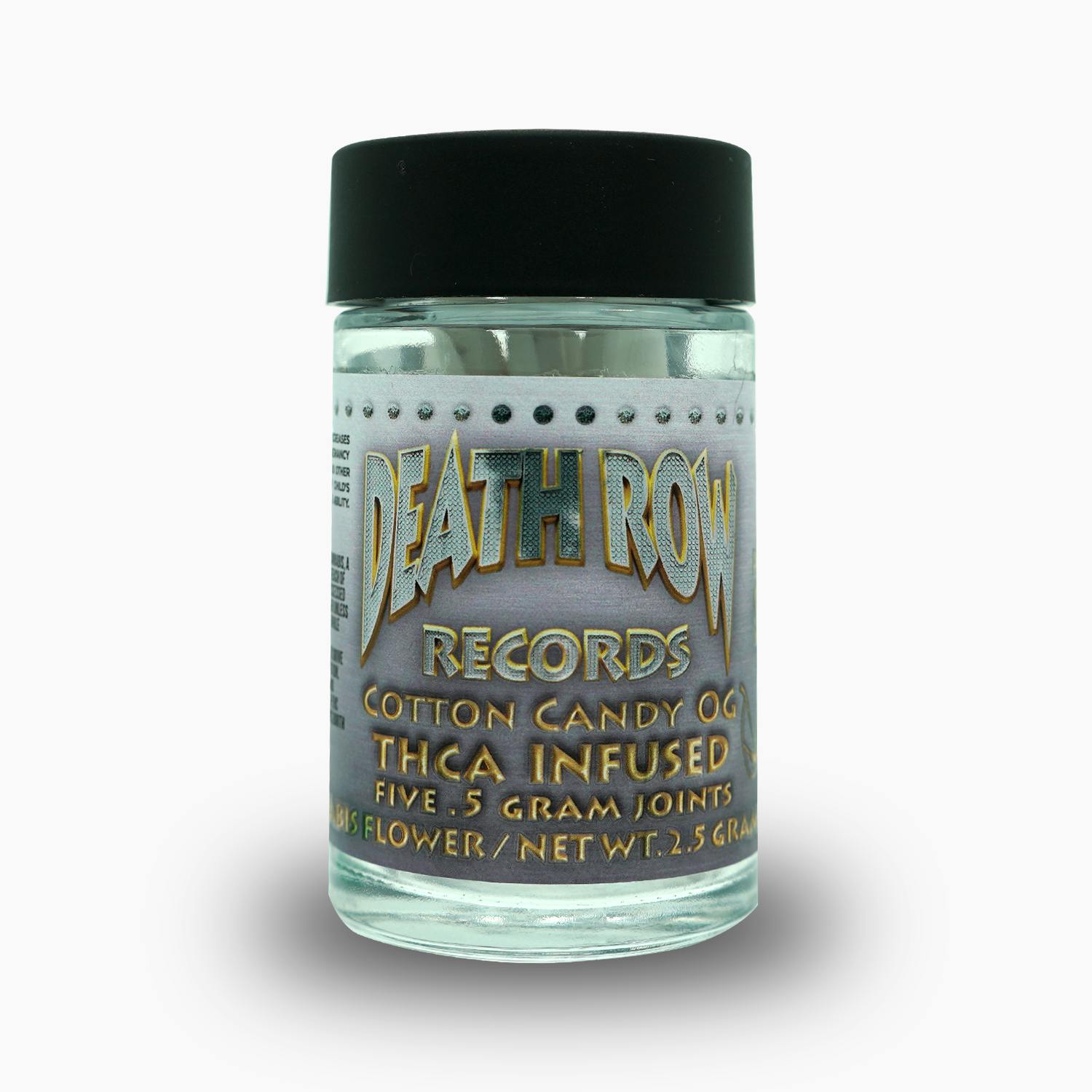 Death Row - Cotton Candy - THC-A Infused Prerolls - Crown Genetics