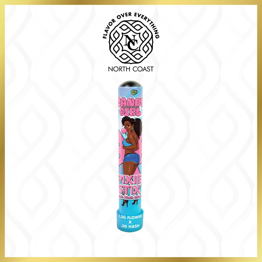 North Coast Candy Girl Hemp Paper Pixie Stick 1.5g - North Coast