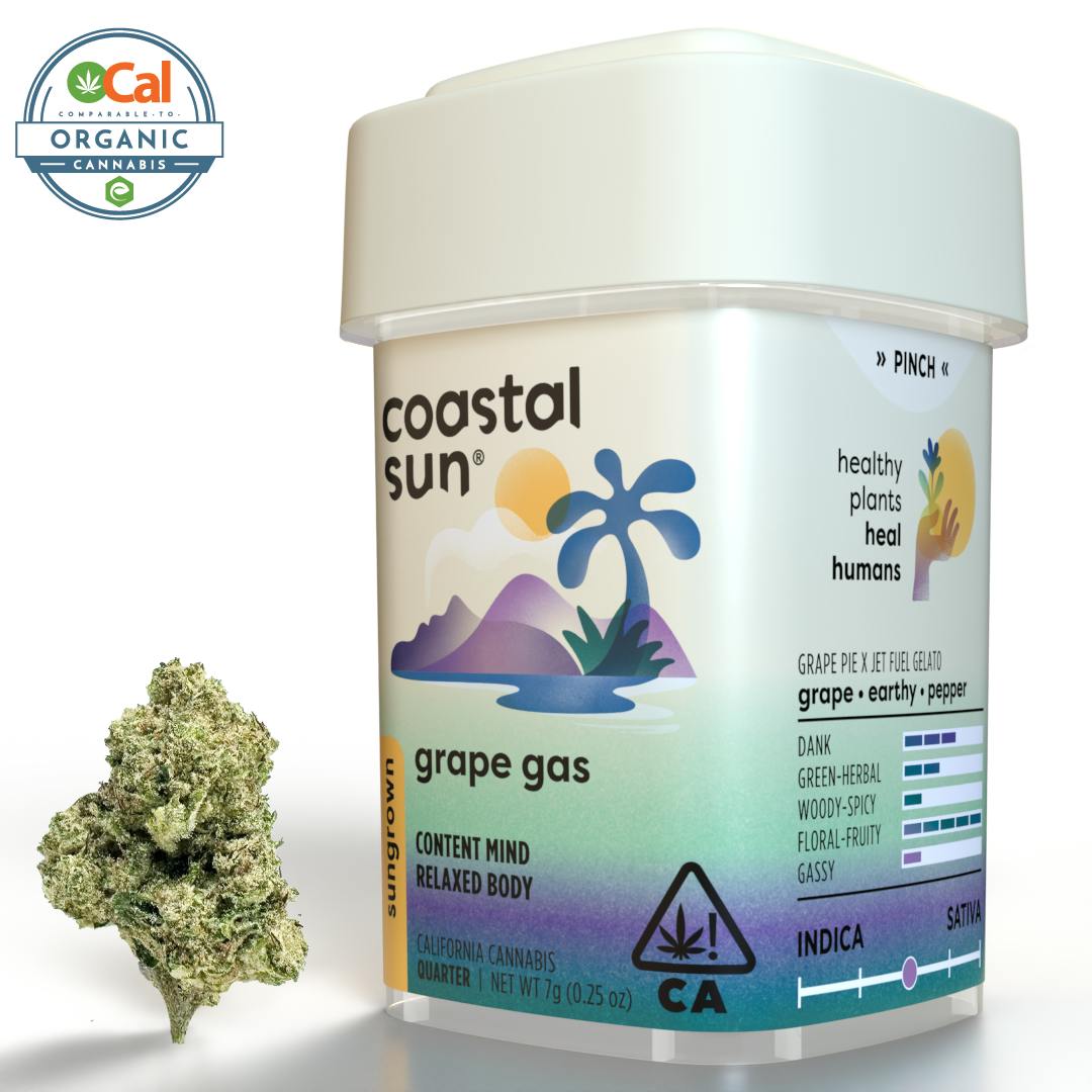 Grape Gas Sungrown Flower 7g - Coastal Sun