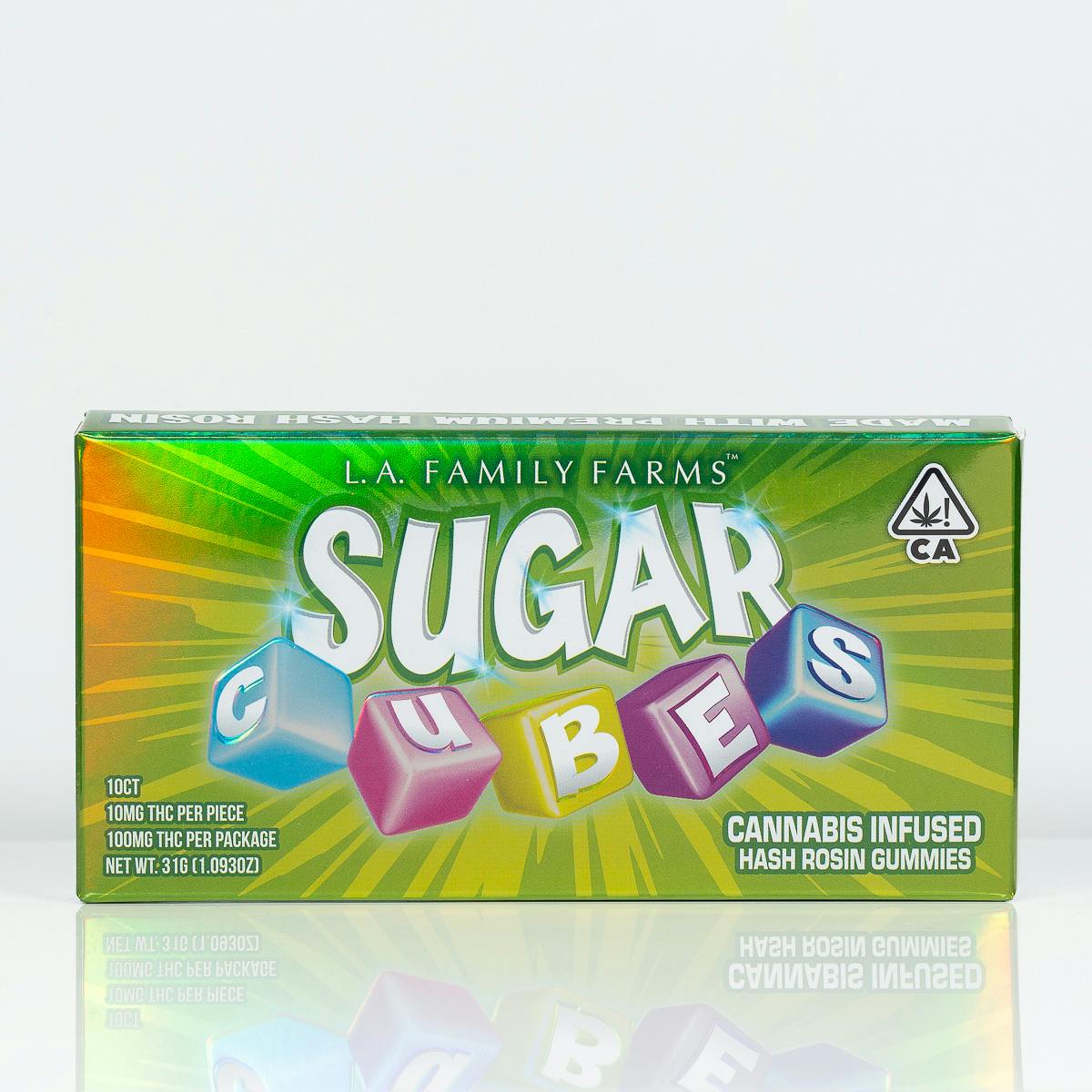 SUGAR CUBES - Hash Rosin Gummies - L.A. FAMILY FARMS
