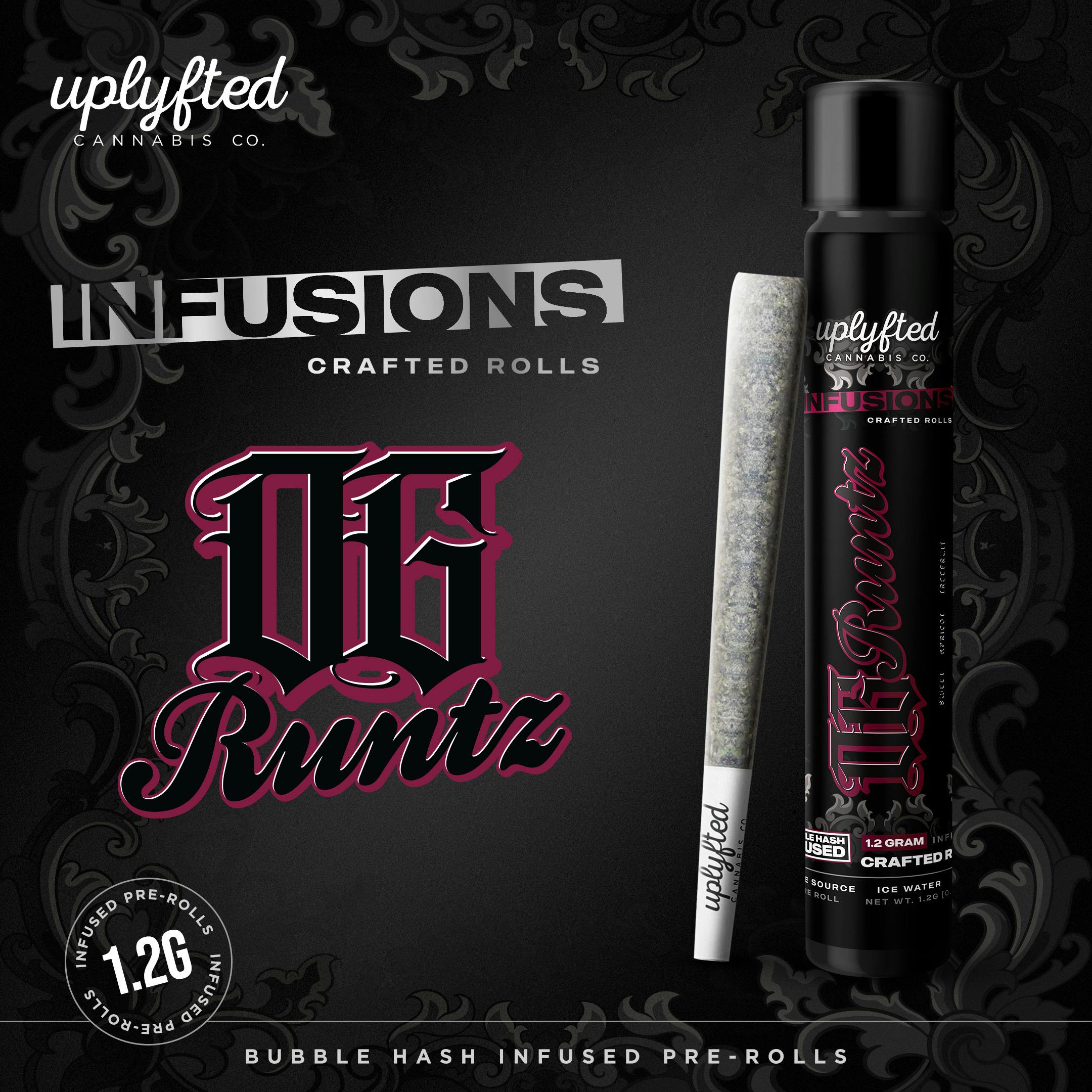 1.2g Bubble Hash Infused Pre-Roll - OG Runtz - Uplyfted Cannabis Co