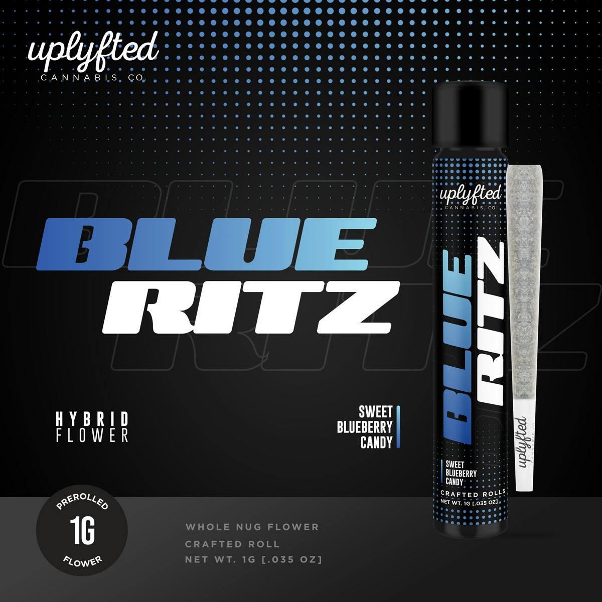Blue Ritz 1g Pre-Roll - Uplyfted Cannabis Co
