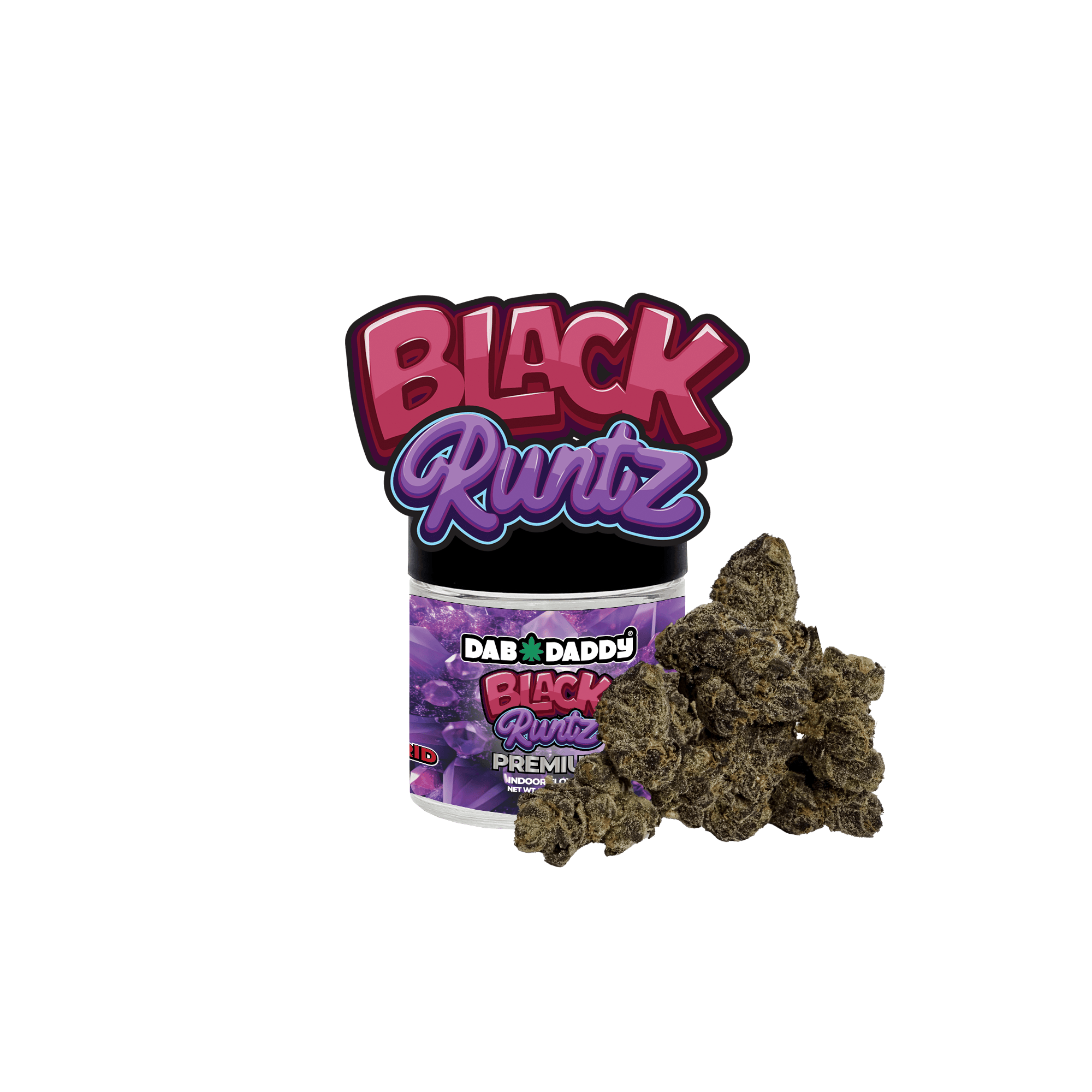 Black Runtz Flower Dab Daddy® 3.5g Premium Indoor Flower - Dab Daddy
