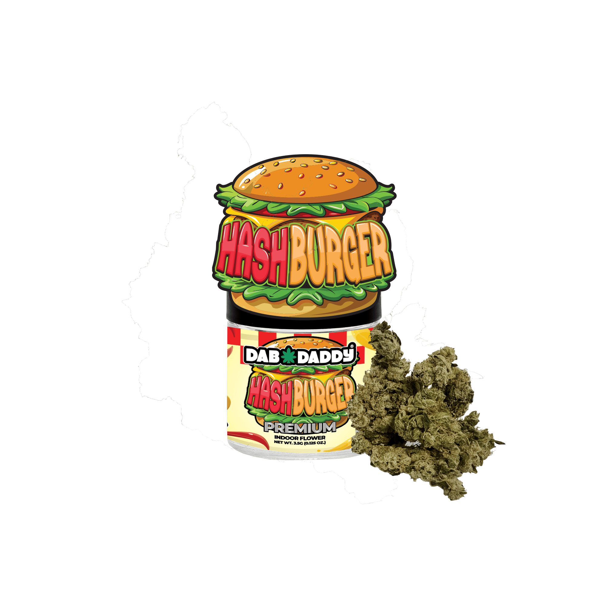 Hash Burger Flower Dab Daddy® 3.5g Premium Indoor Flower - Dab Daddy