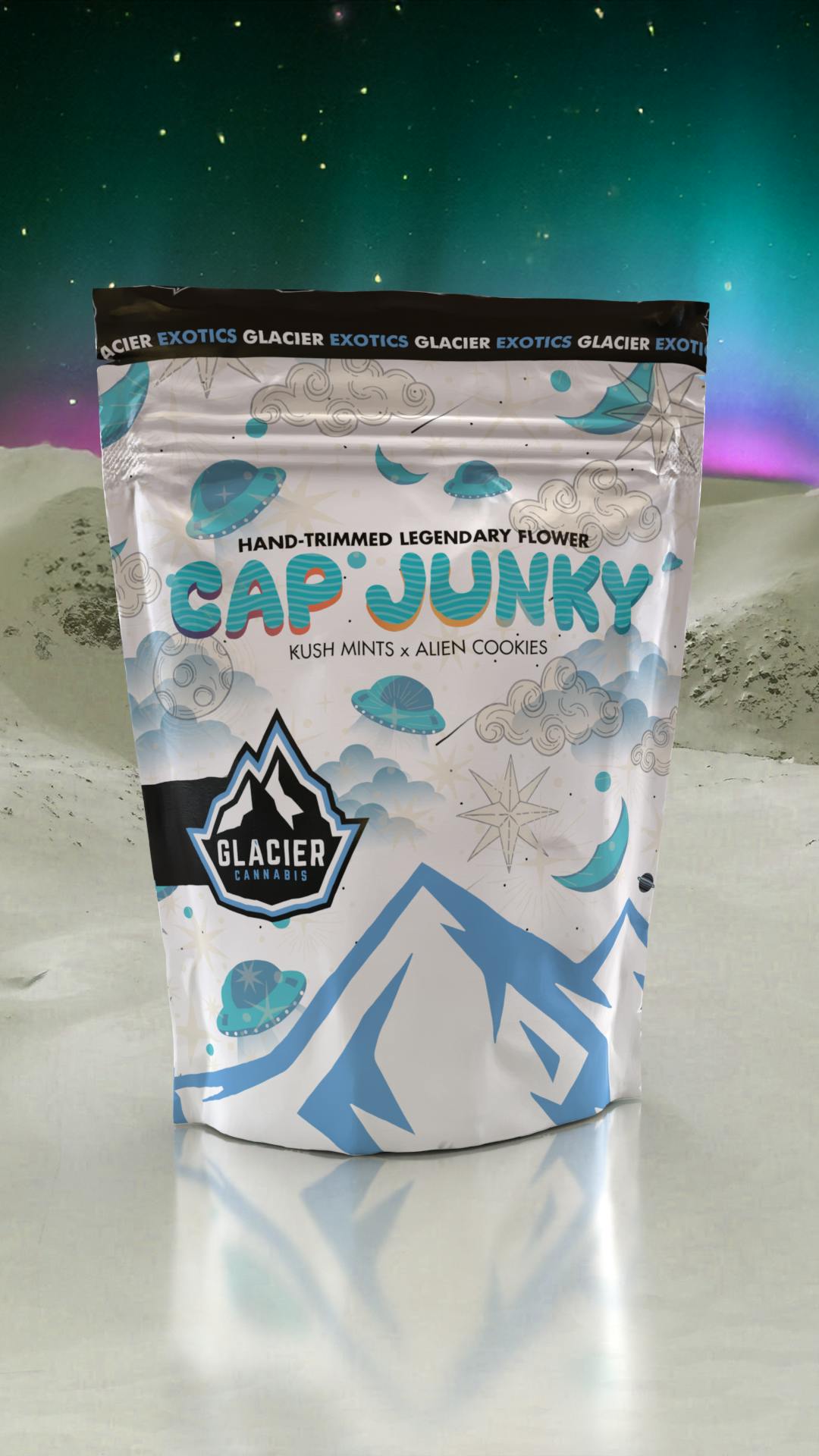Glacier |Cap Junky Pre-Pack 3.5g Legendary Hand-Trimmed Flower ...