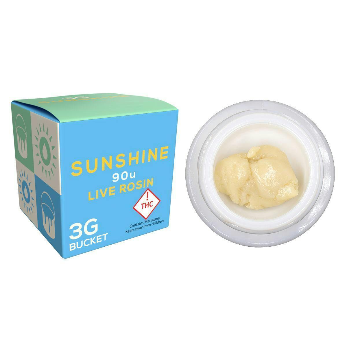 Garlic Soda | 90u Rosin | 3g Bucket - Sunshine