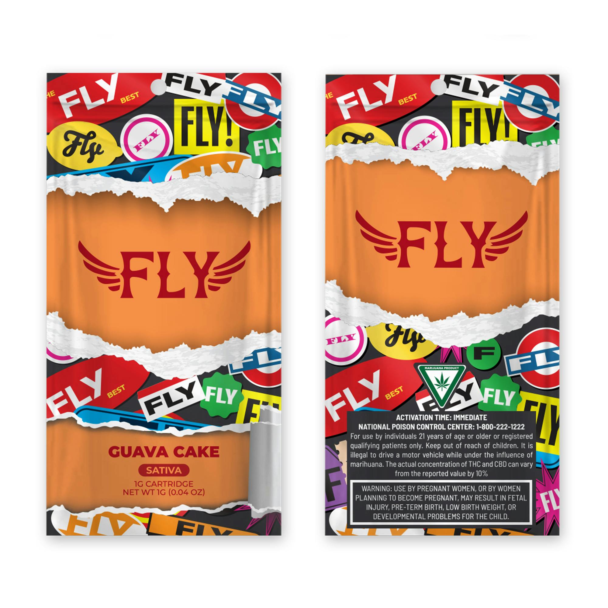 Guava Cake 1g Cartridge - Fly
