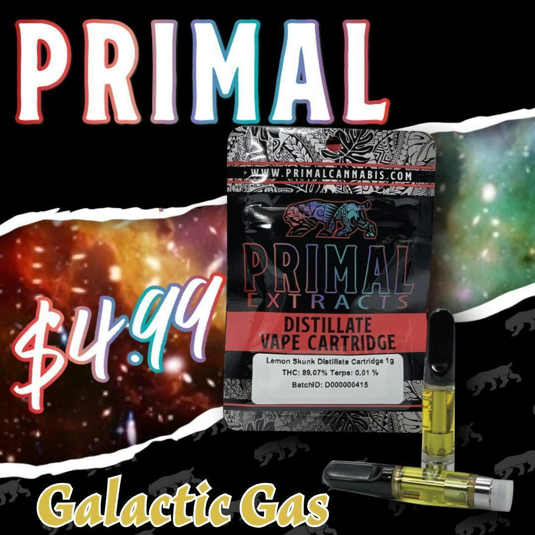 Distillate 1 gram - Galactic Gas (I) - Primal Cannabis