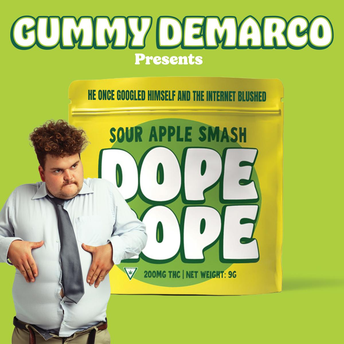 Dope Rope | 🍏💥 Sour Apple Smash| 🦙 ENDORSED BY A LLAMA | 200MG - Dope Rope