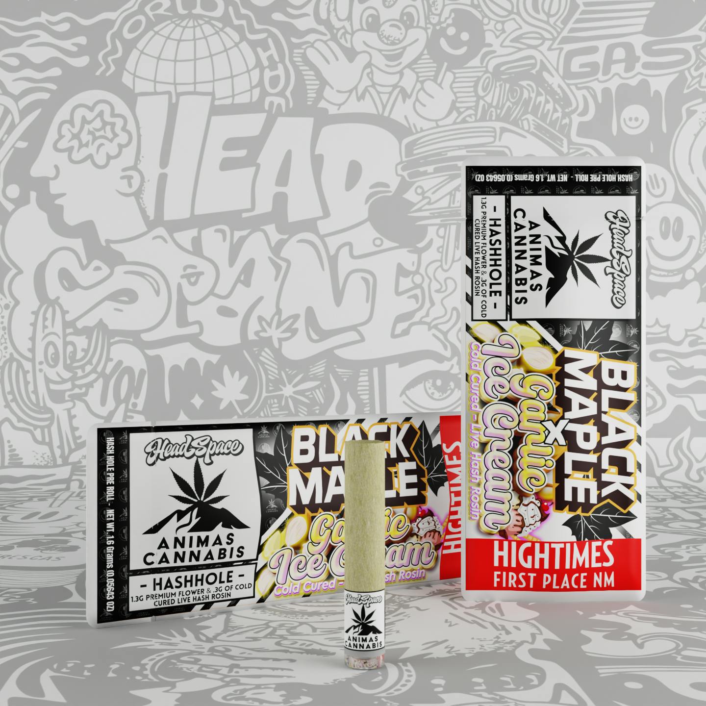 Hash Holes - Black Maple x Garlic Ice Cream - HeadSpace Alchemy