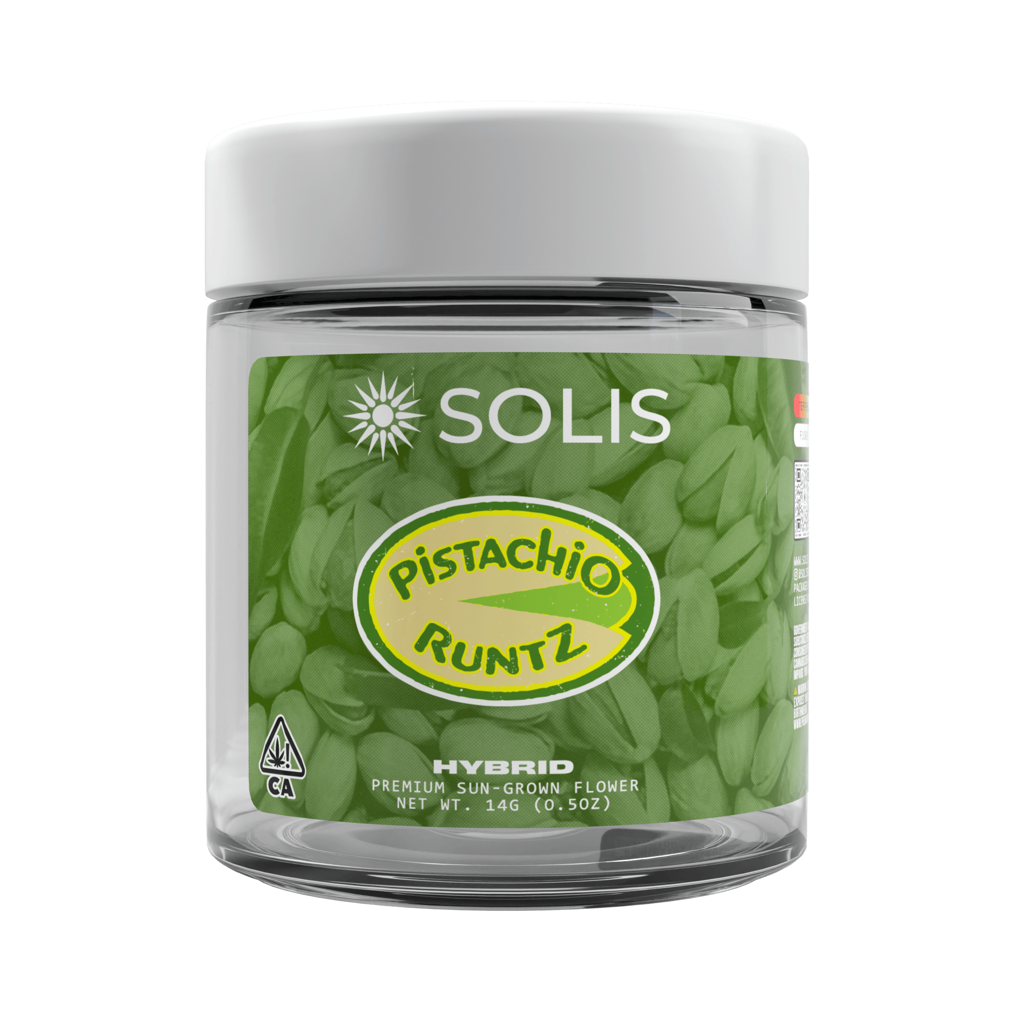 Pistachio Runtz | Jarred Flower (14g) | Hybrid - Solis