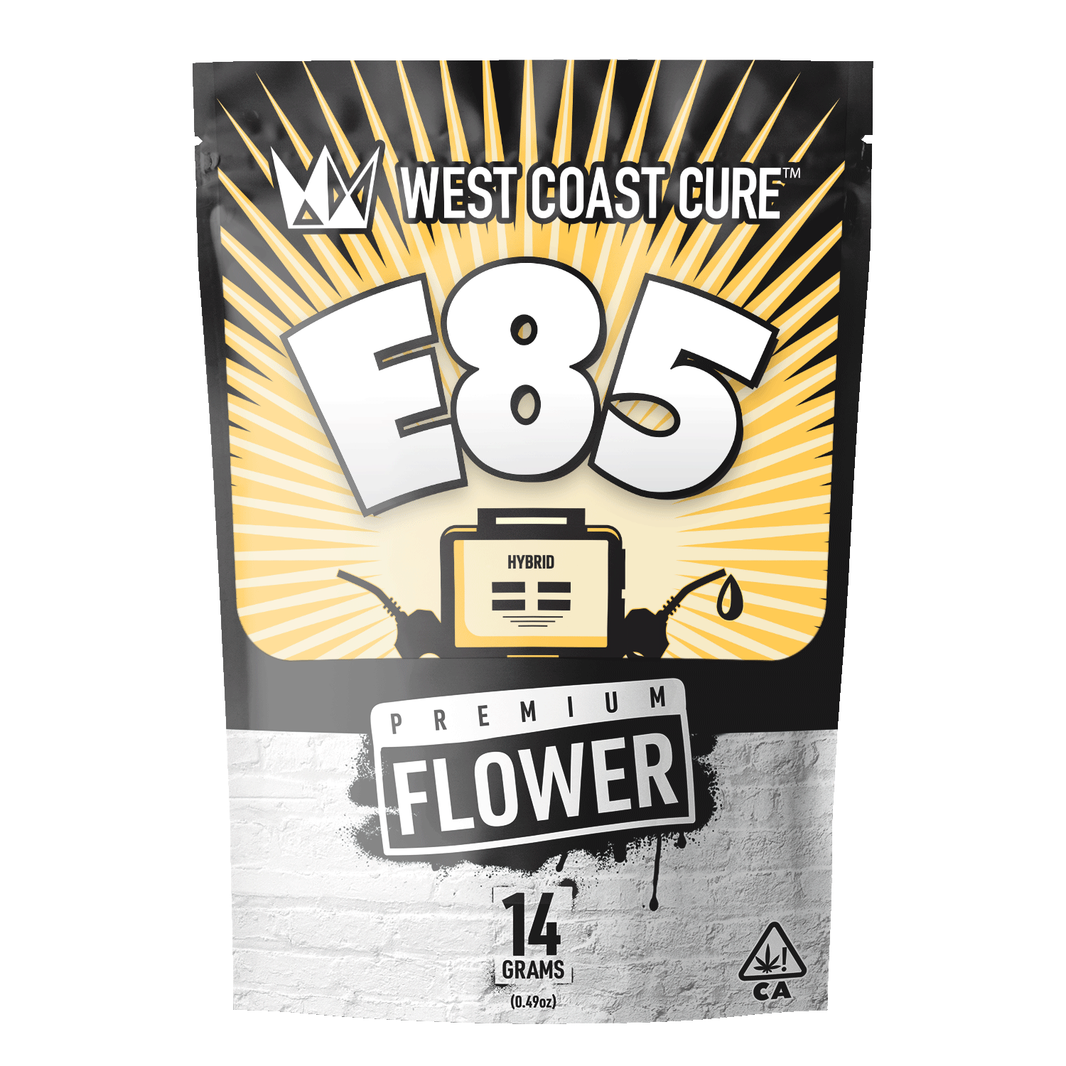 E85 - 14G Premium Flower - West Coast Cure