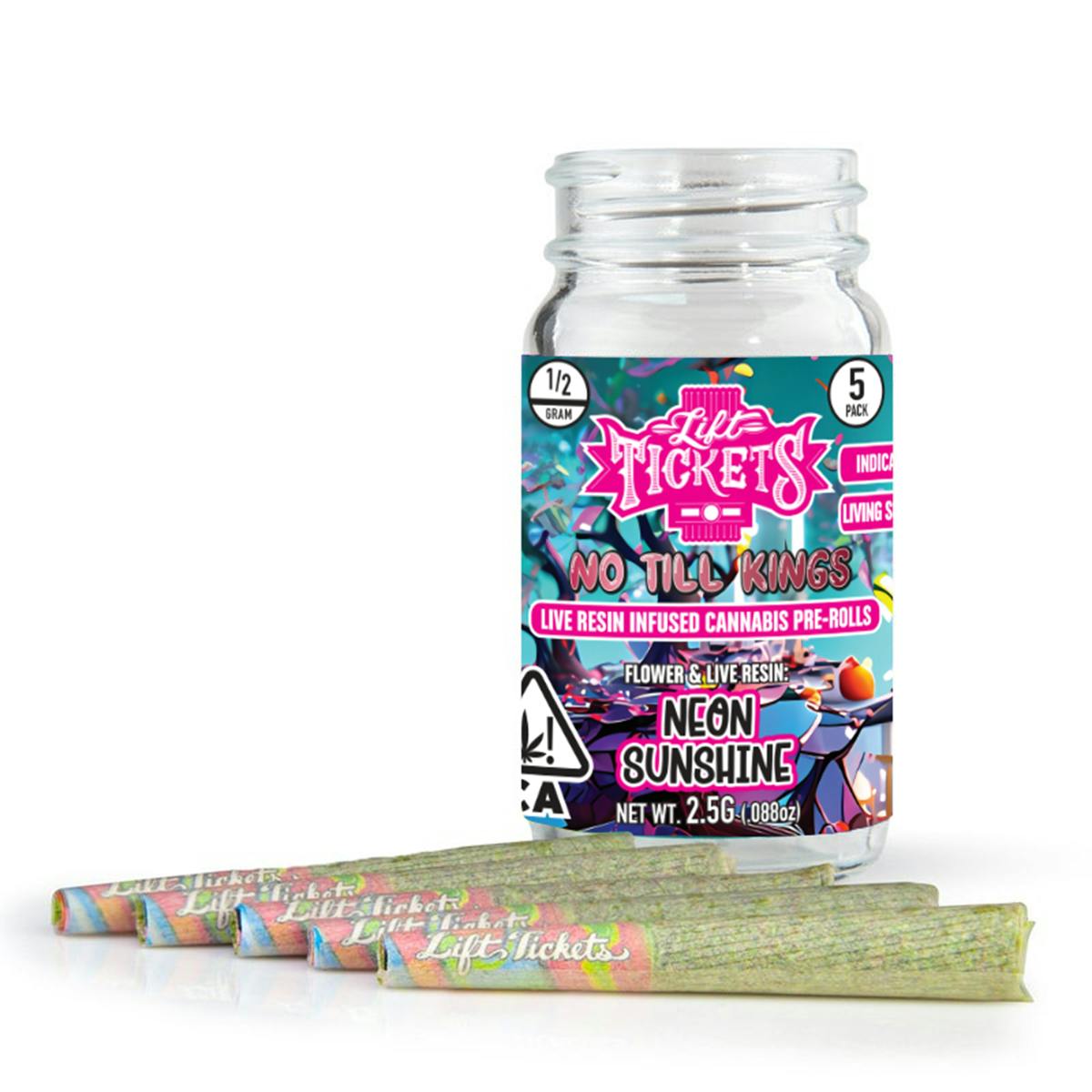 Neon Sunshine - Infused Pre-Roll 5-Pack - Lift Tickets