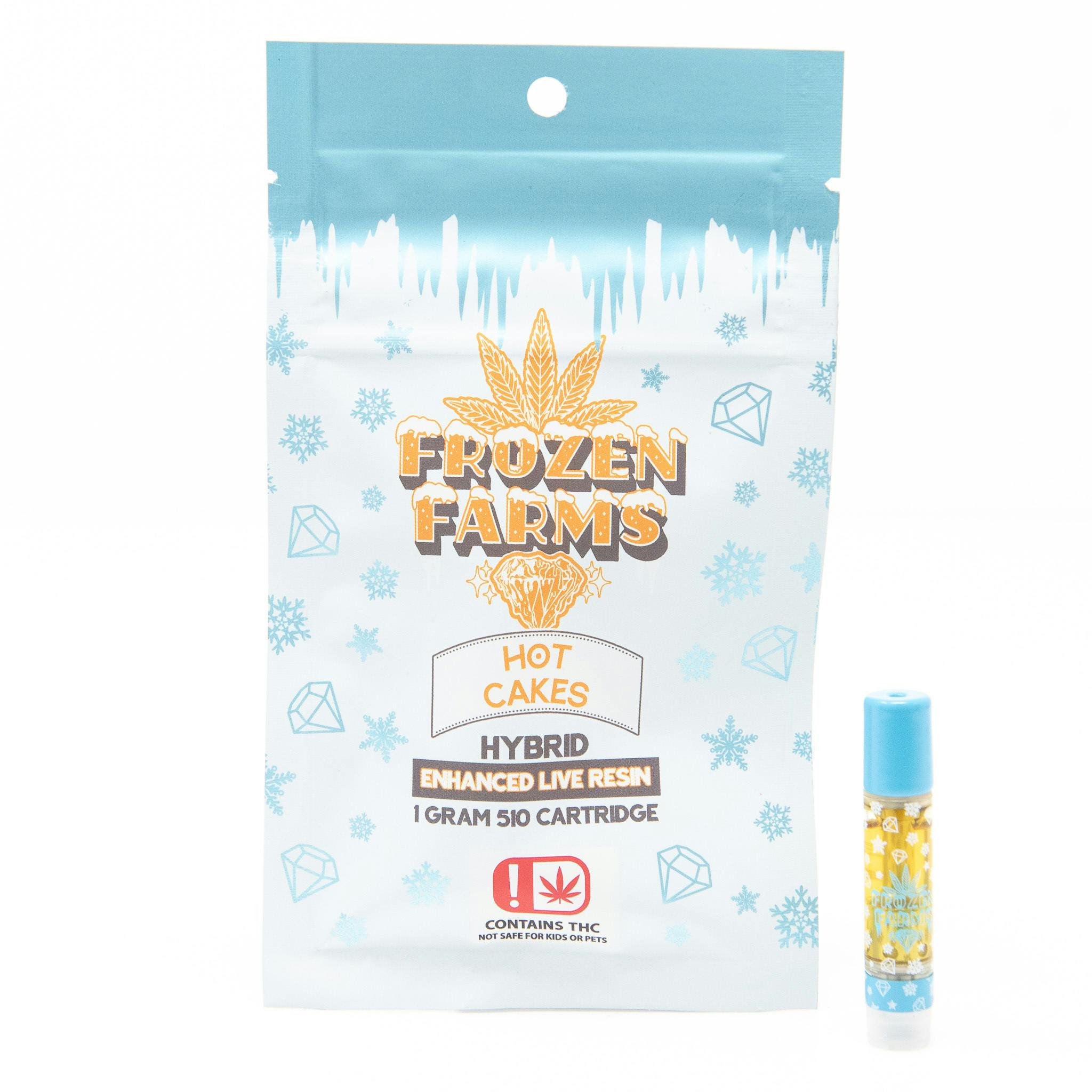 Frozen Farms - Hot Cakes - 1G Live Resin Cartridge (HYBRID) - Frozen Farms