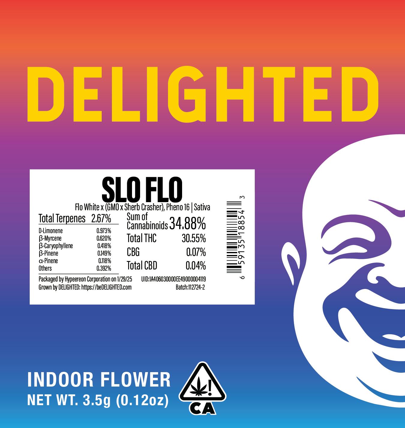 Slo Flo 3.5g - Delighted