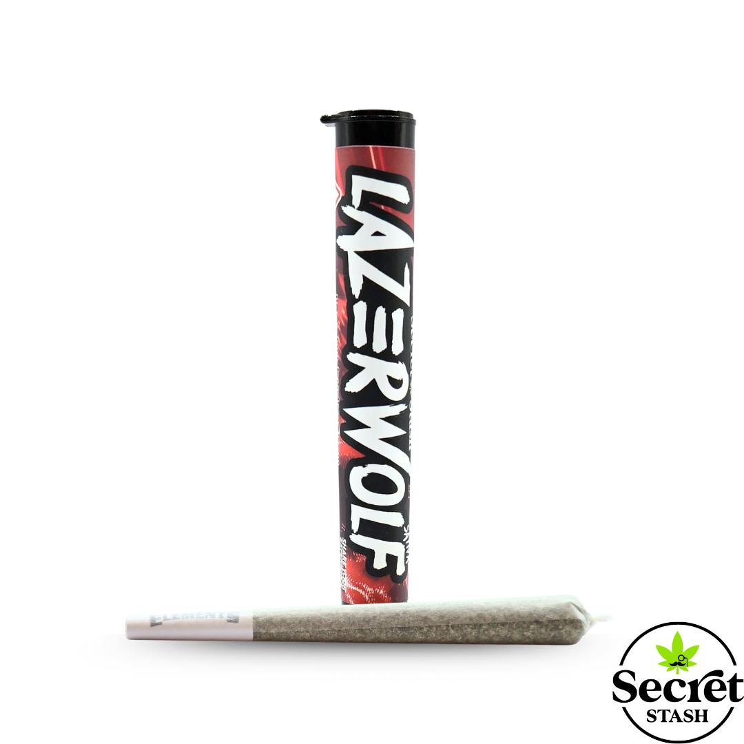 Secret Stash | Full Bud Pre Roll | Lazer Wolf | 1.2g - Secret Stash