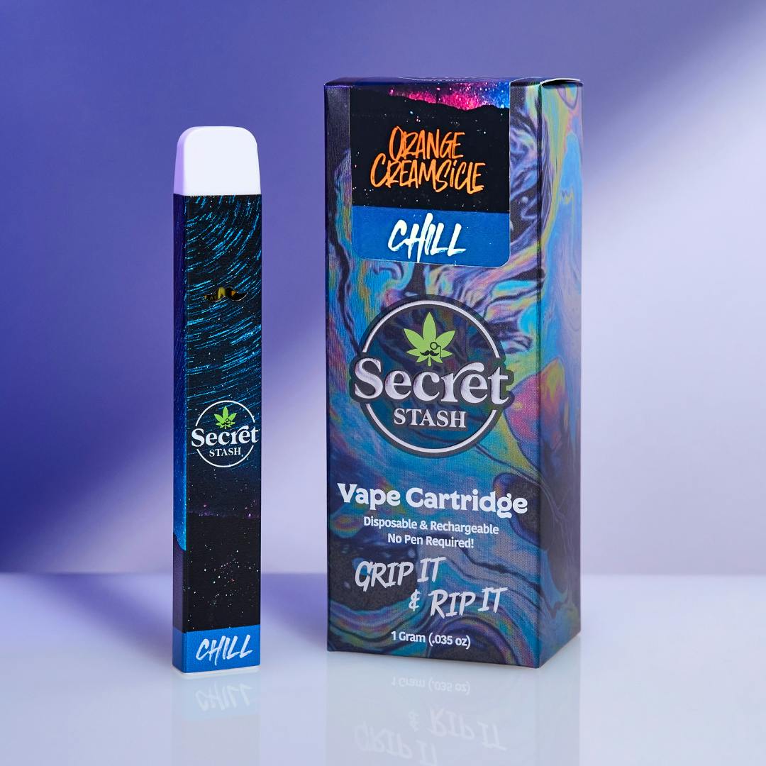 Secret Stash | Disposable Cart | Chill | Orange Creamsicle (NEW) 1g ...